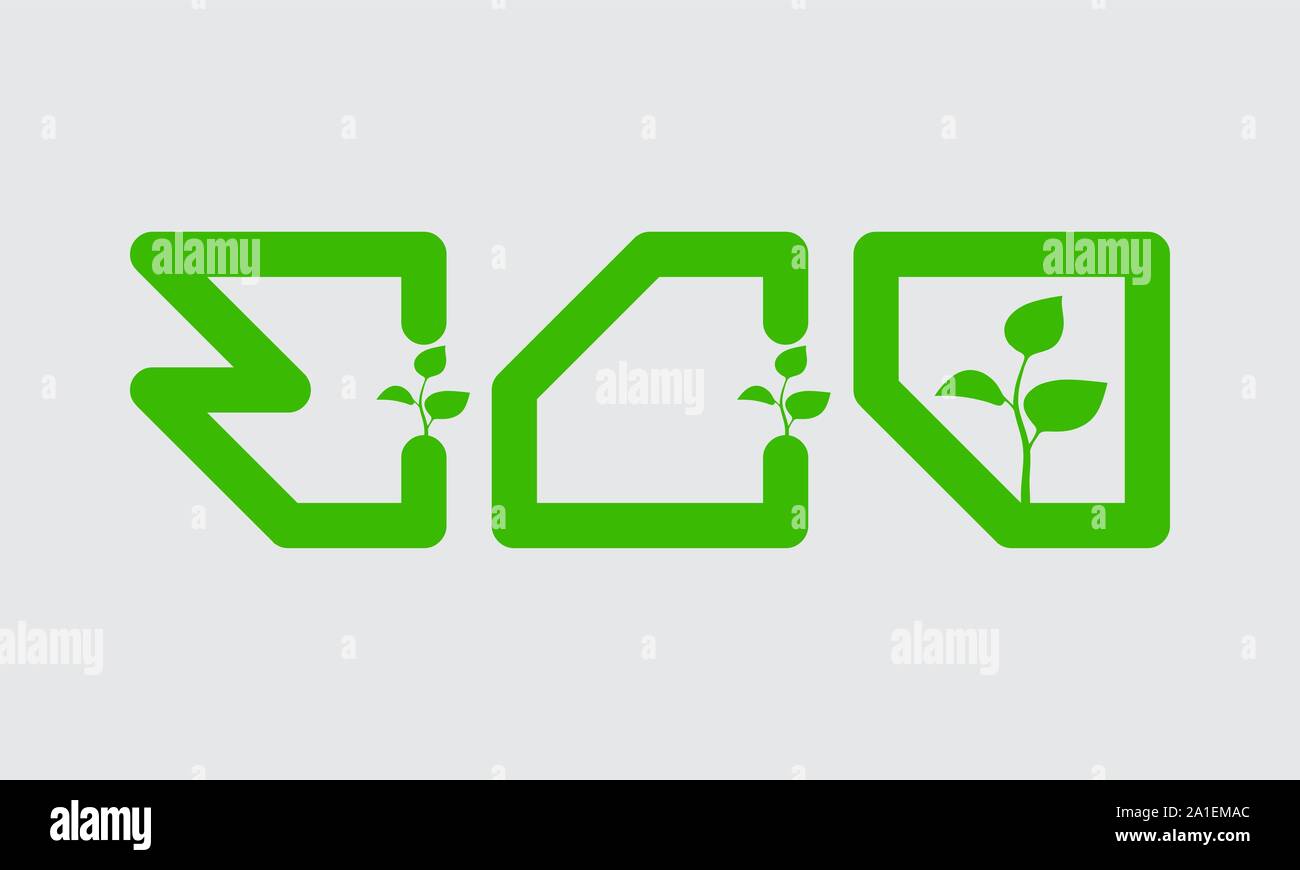 Icon of Environmentally Friendly Image of Eco Friendly Stock Photo - Alamy