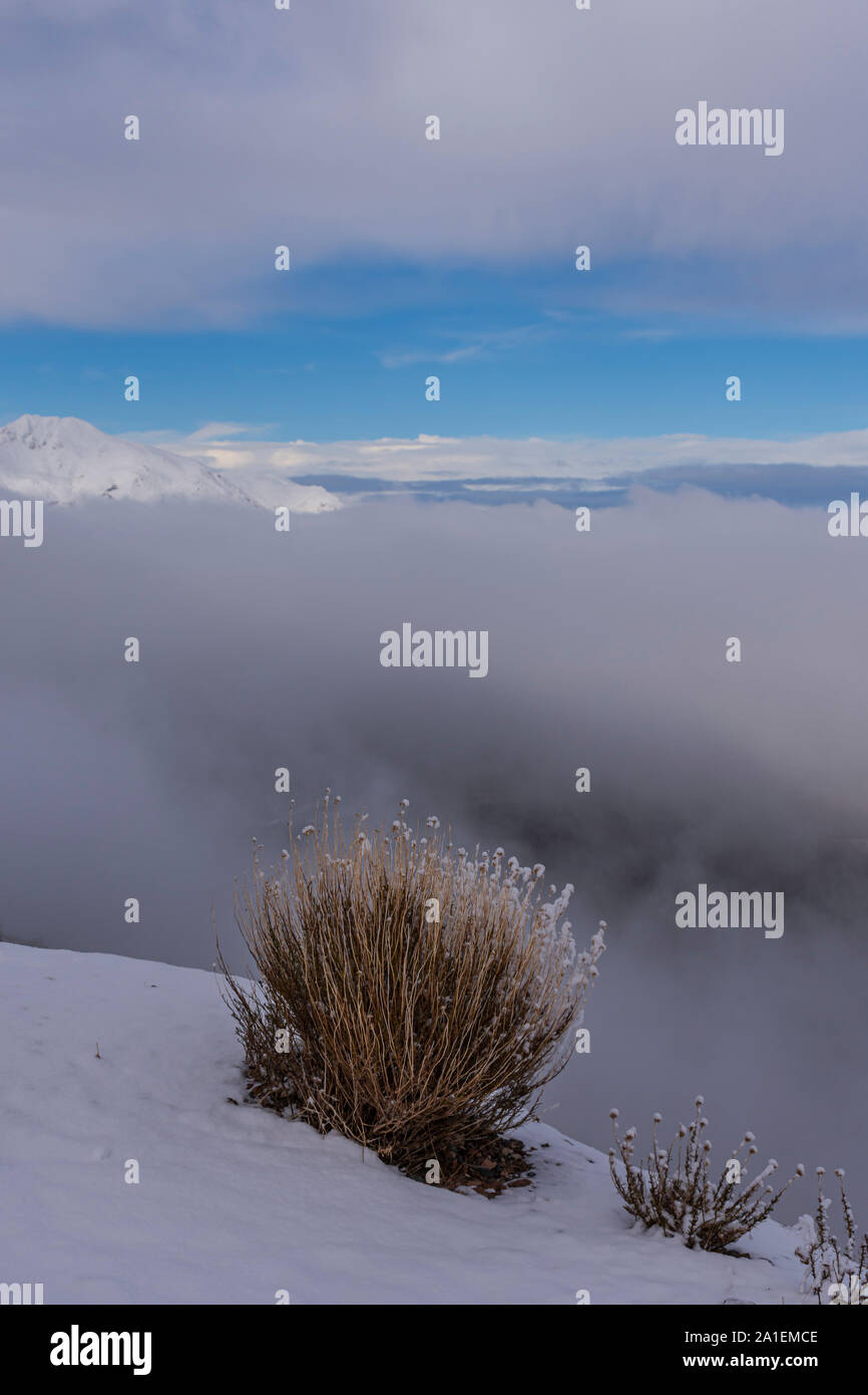 aerial view of mountains of snow-capped andes mountains Stock Photo - Alamy