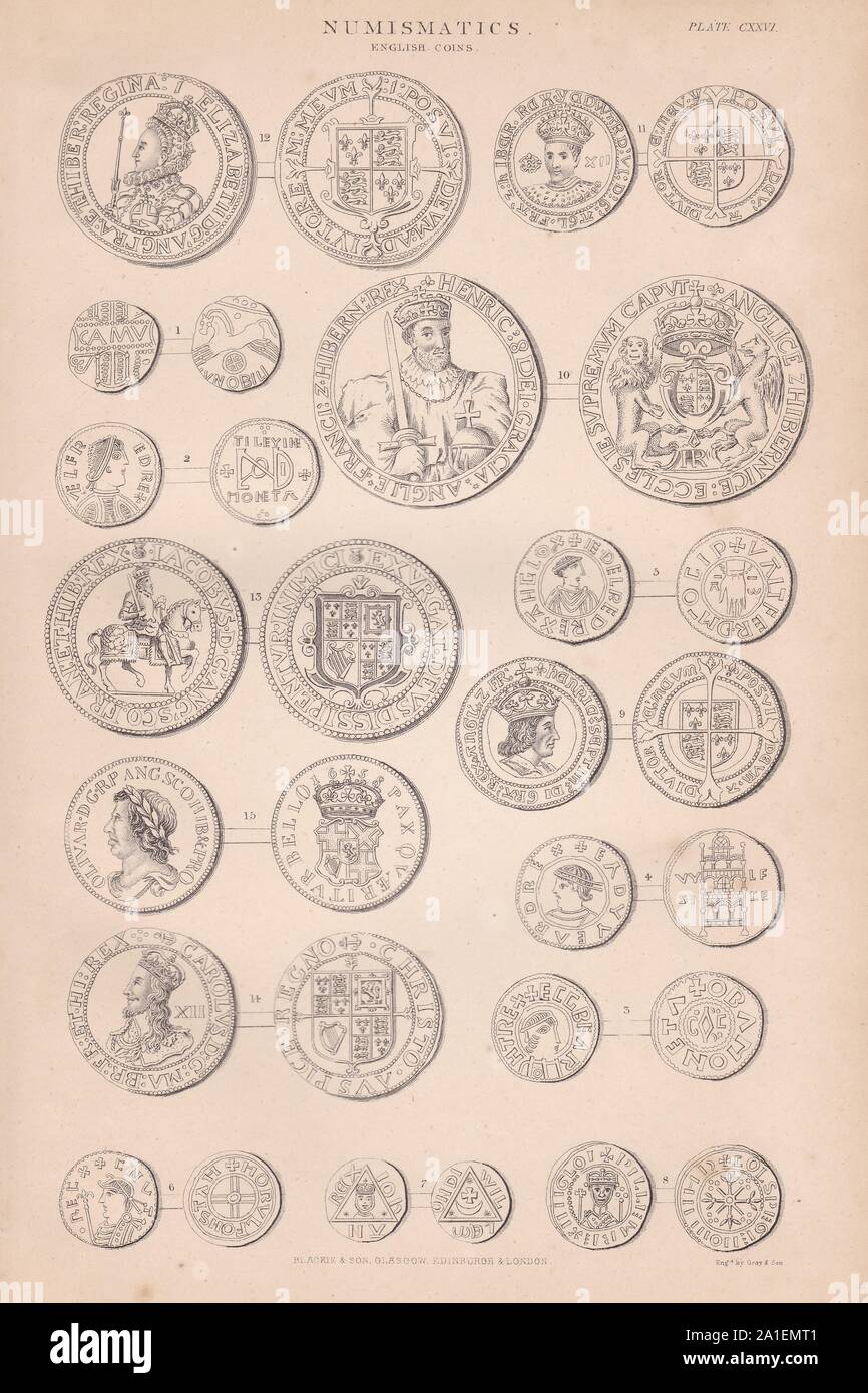 English coins hi-res stock photography and images - Alamy