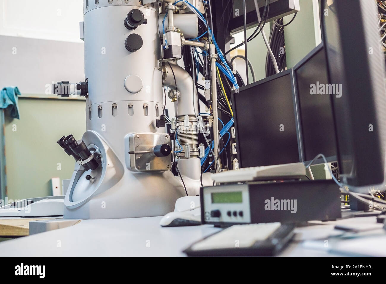 transmission electron microscope in a scientific laboratory Stock Photo ...