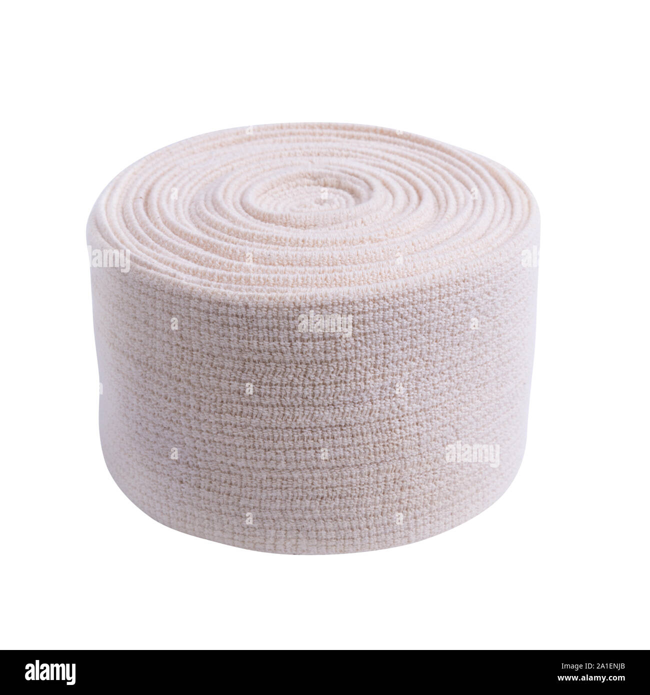 Medical bandage roll isolated on white background Stock Photo - Alamy