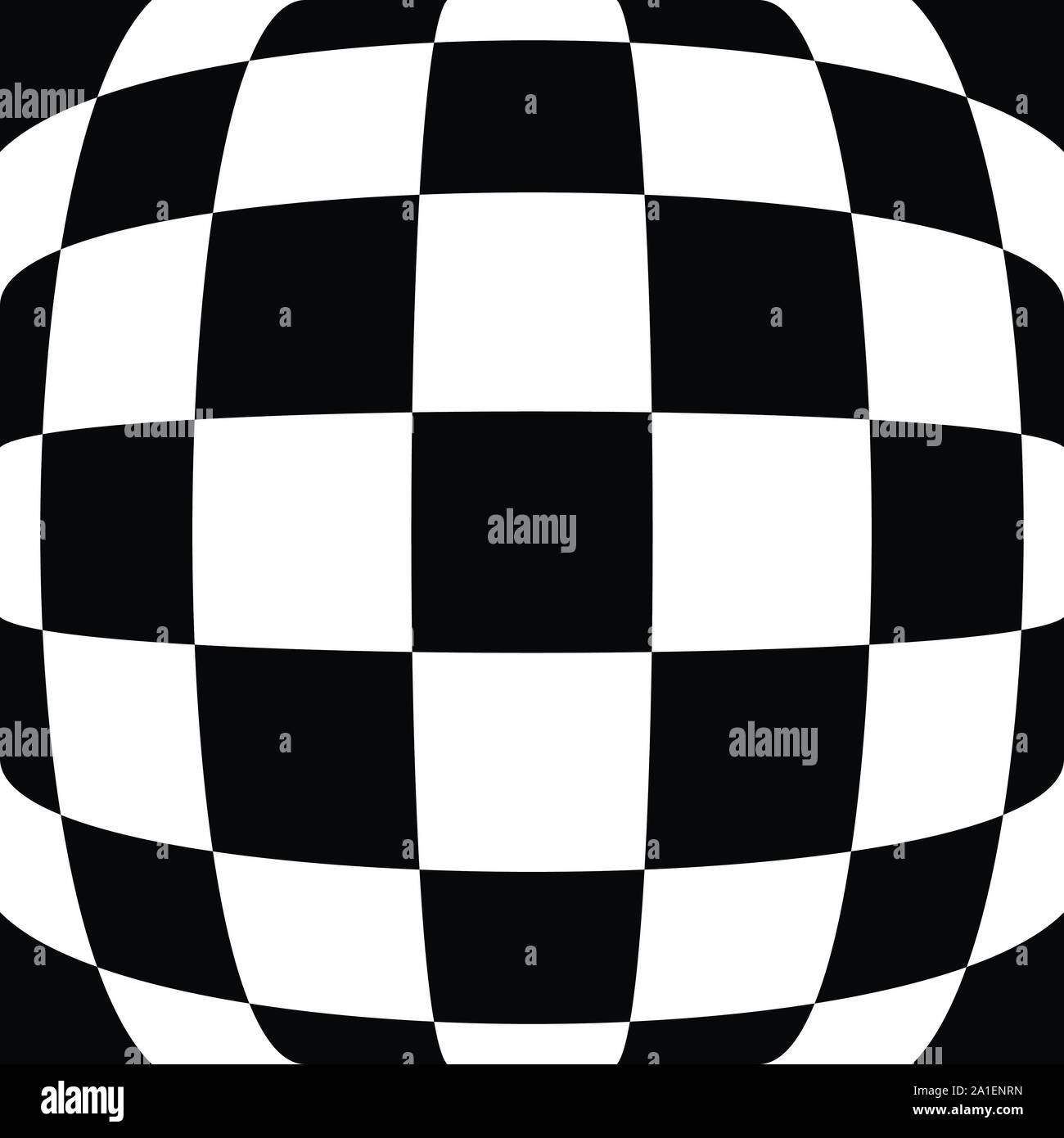 3d bulging, convex, globular, protuberant distortion, deformation on ...