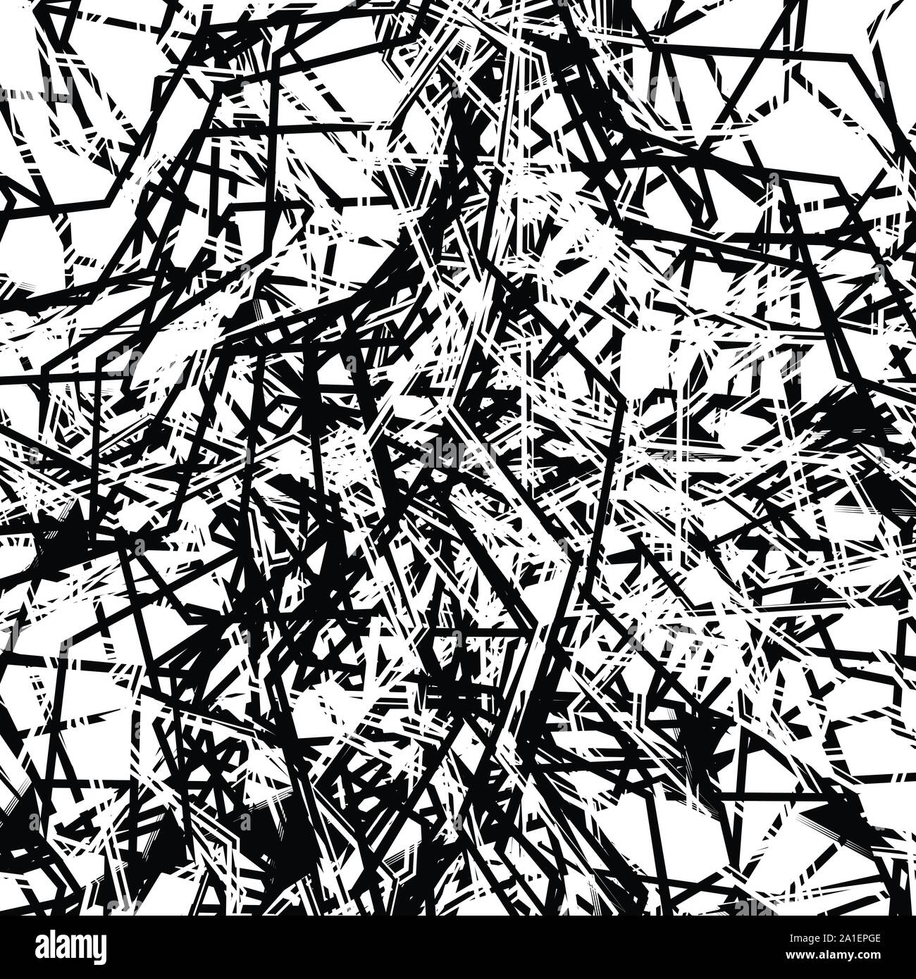 Random lines abstract black and white texture, abstract art, abstract ...