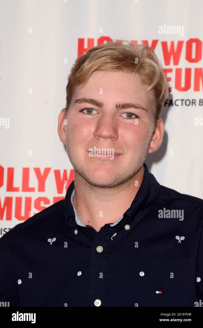 Hollywood, Ca. 25th Sep, 2019. Connor Dean at The Hollywood Museum ...