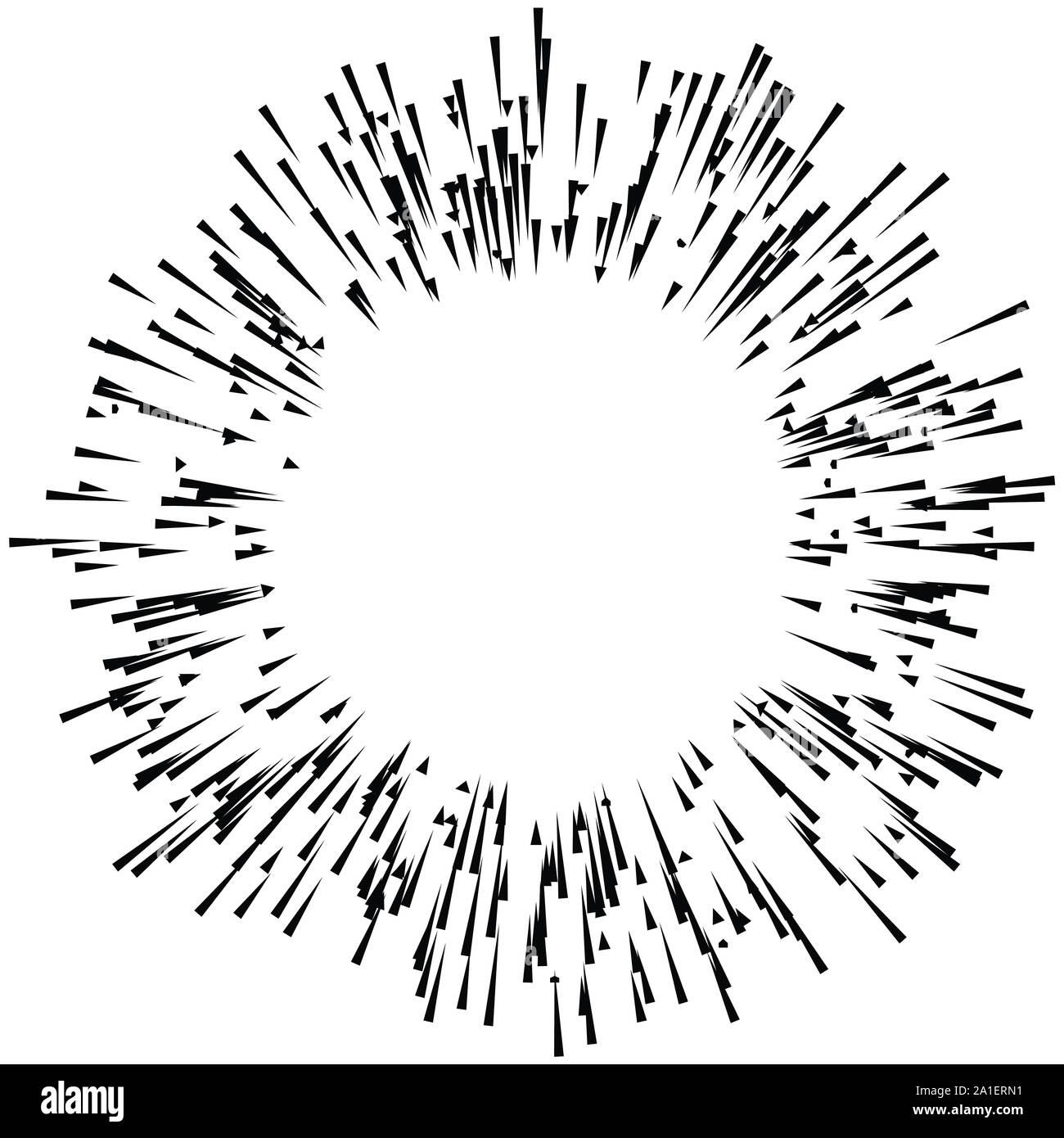 radial / radiating lines burst, explosion, blast effect Stock Vector ...