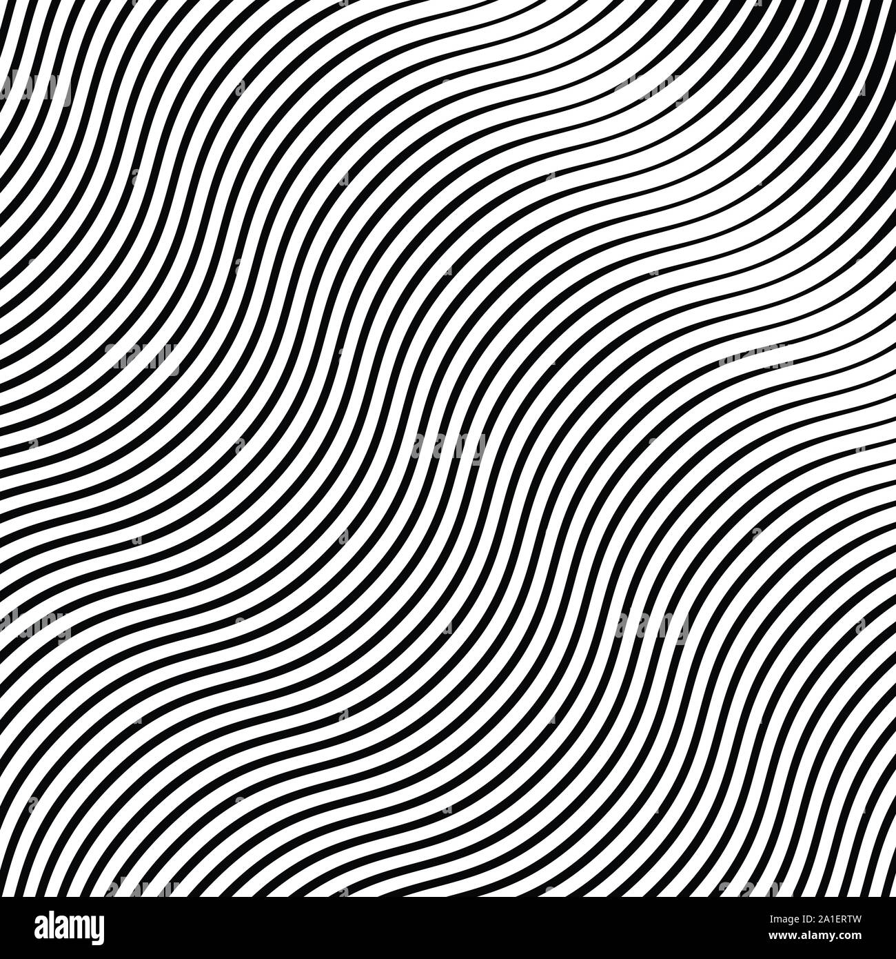 Diagonal, oblique, slanting waving, wavy, zigzag lines. Irregular ...