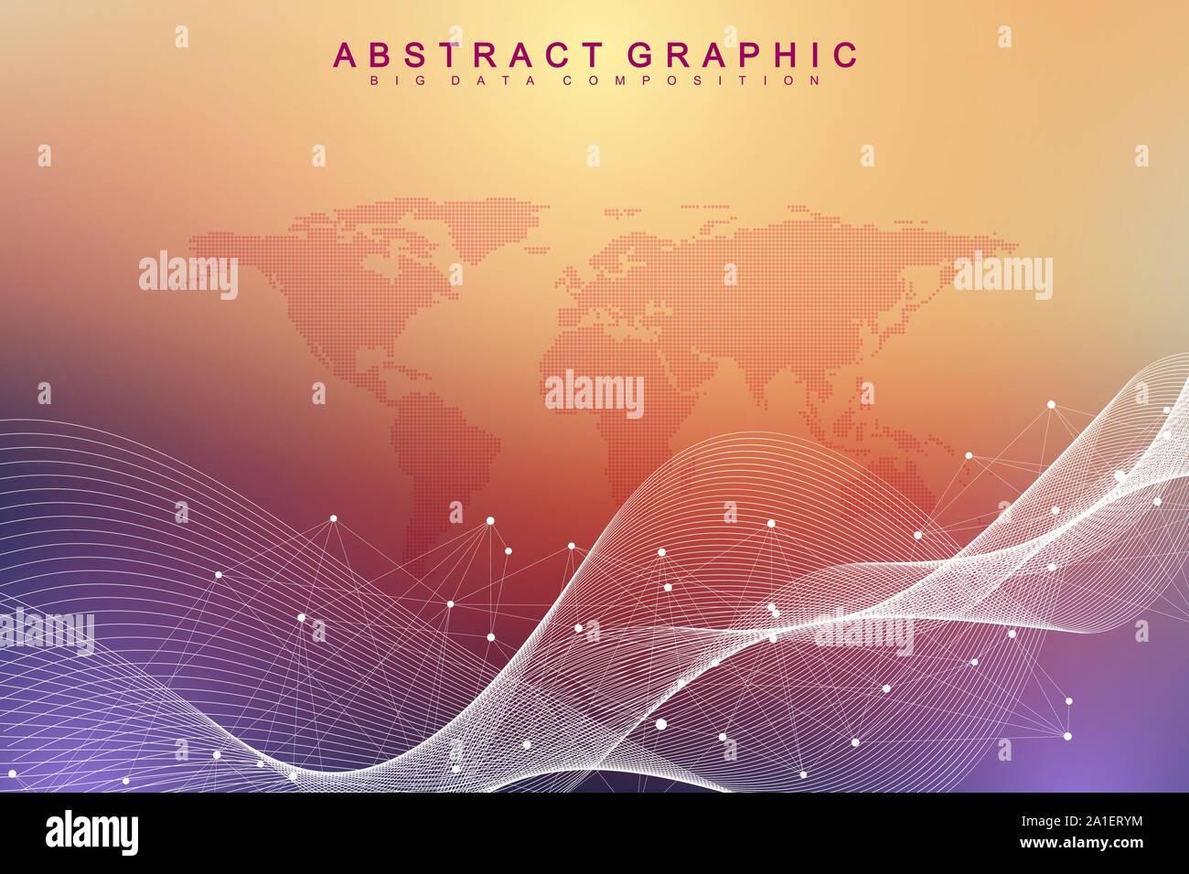 Big data visualization. Geometric abstract background visual ... Big data visualization. Geometric abstract background visual ...