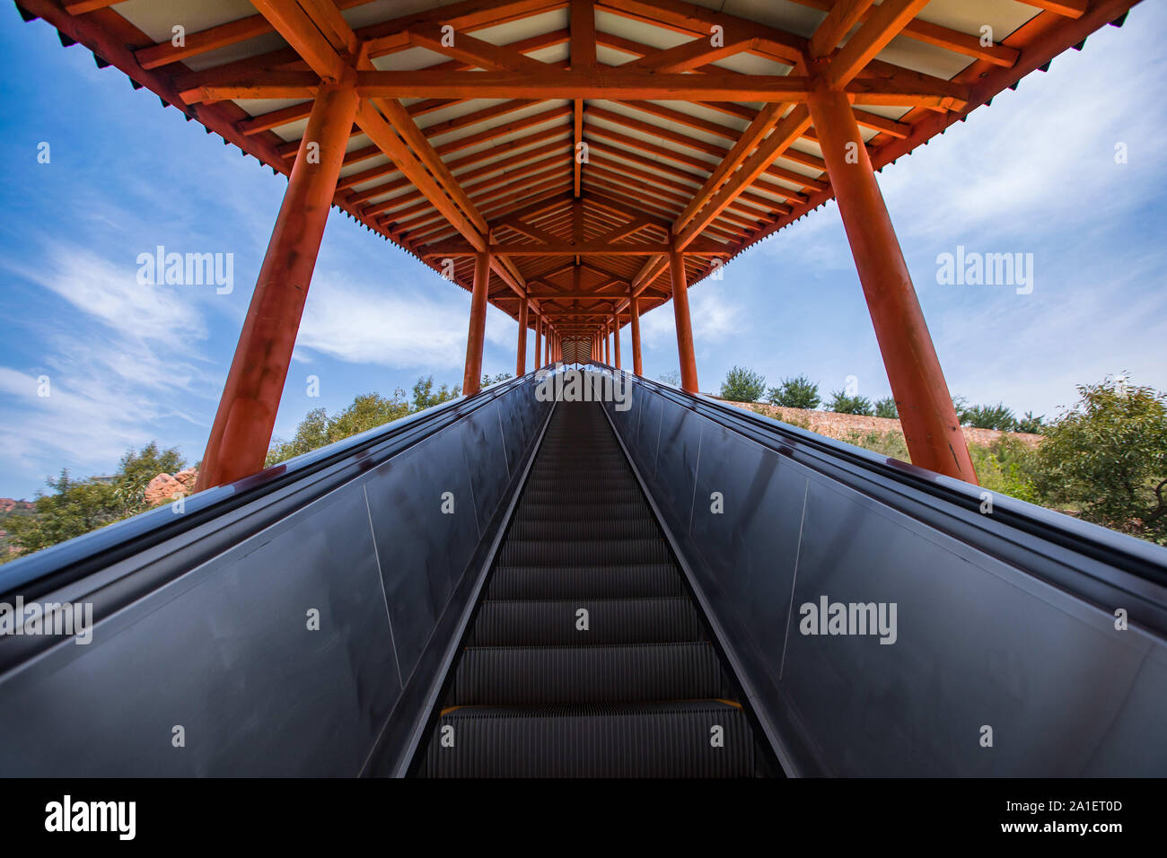 Mountain escalator hi-res stock photography and images - Alamy