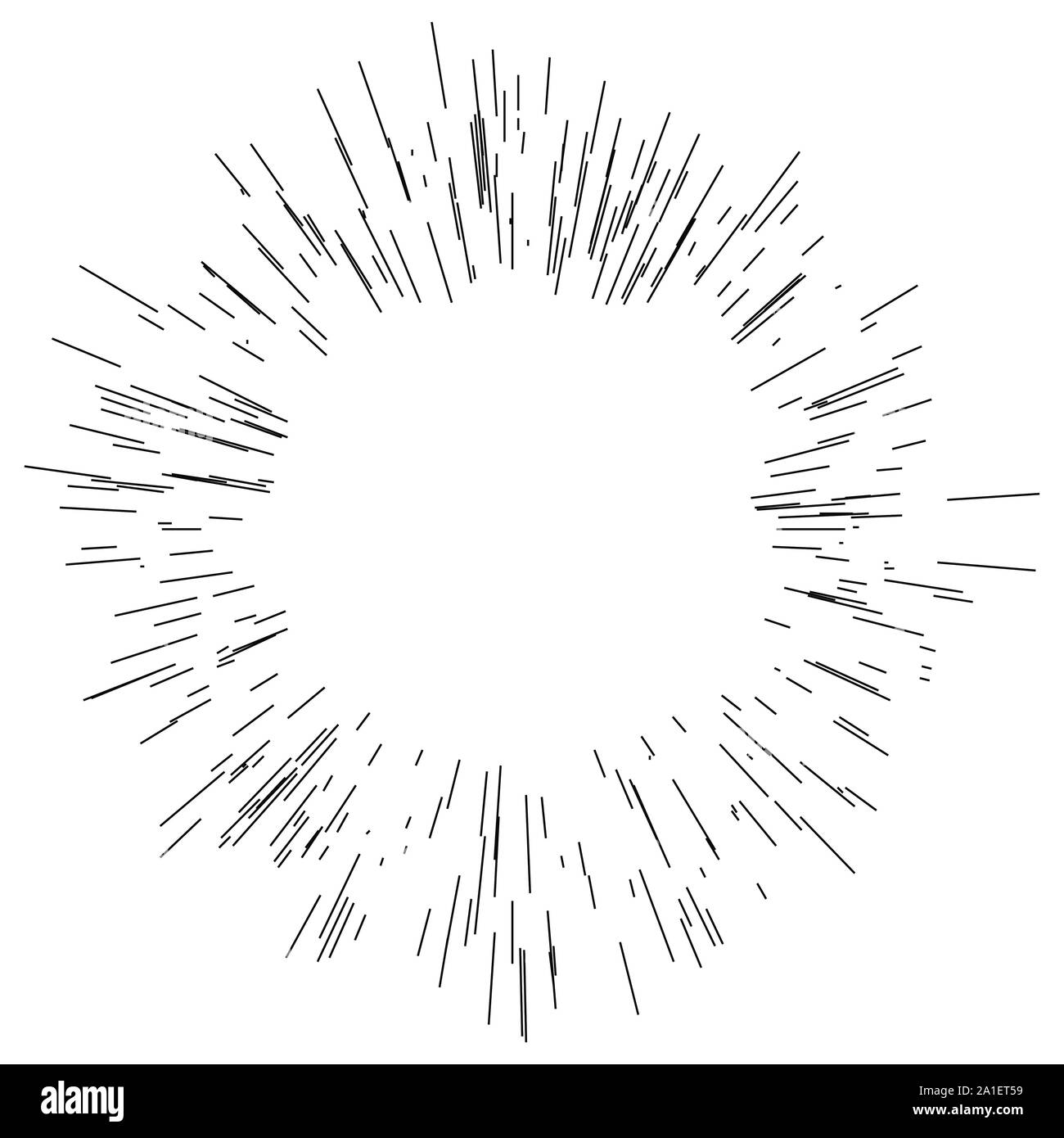 radial / radiating lines burst, explosion, blast effect Stock Vector ...
