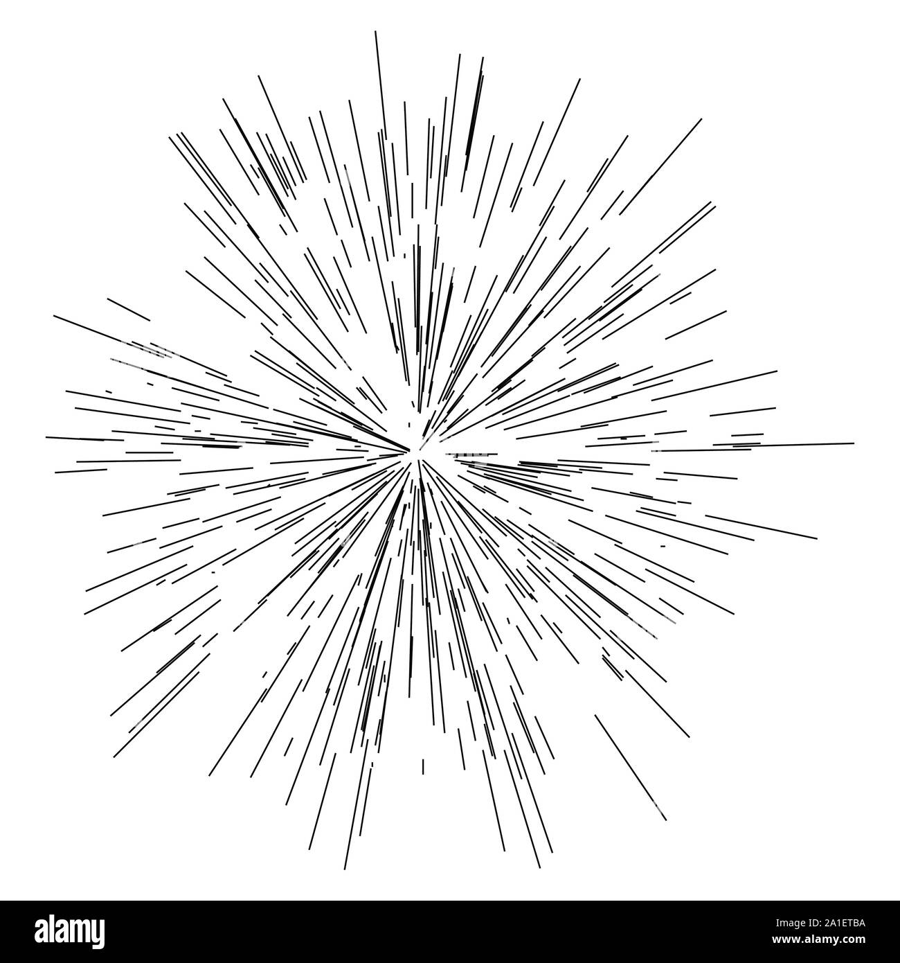 radial / radiating lines burst, explosion, blast effect Stock Vector ...