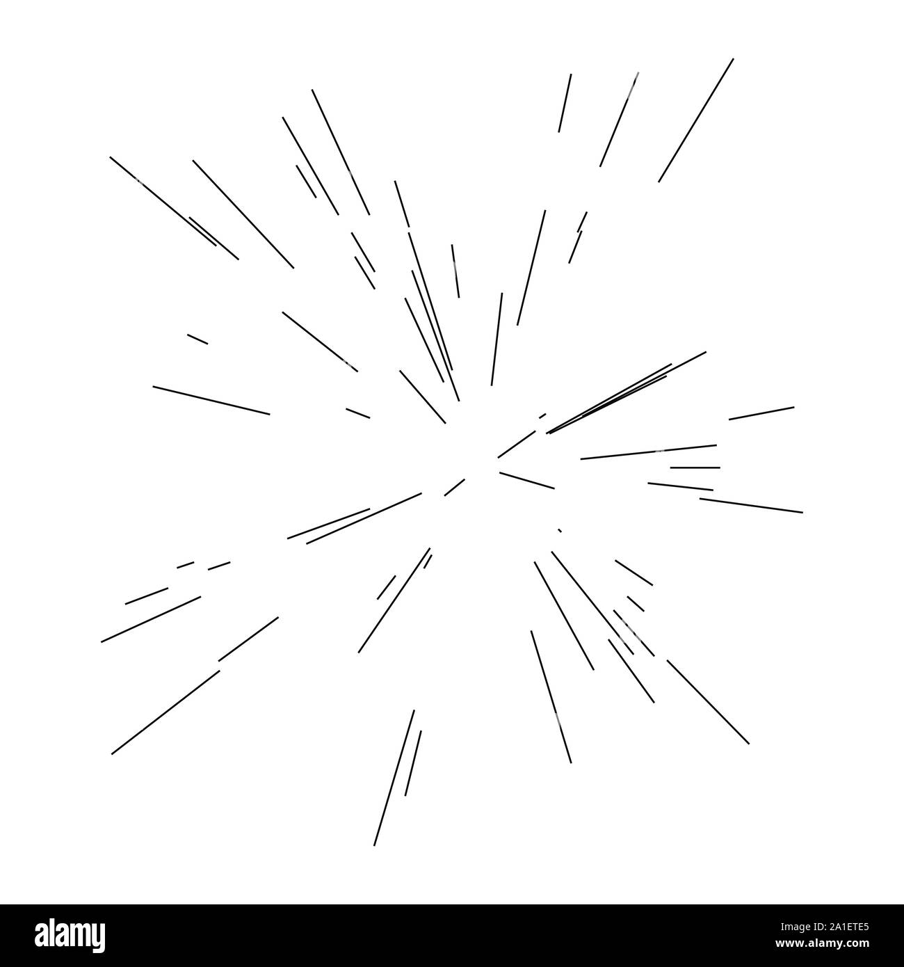 radial / radiating lines burst, explosion, blast effect Stock Vector ...