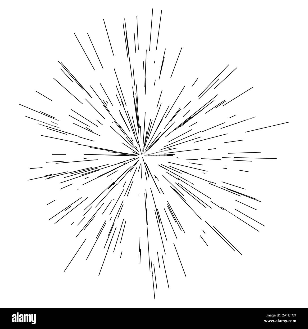 radial / radiating lines burst, explosion, blast effect Stock Vector ...