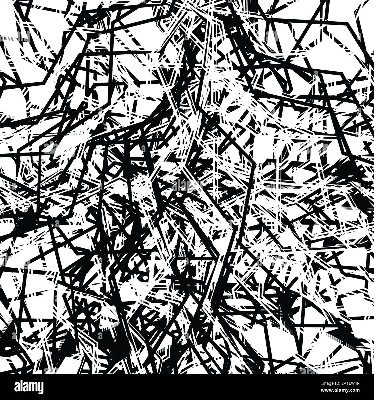 Abstract art with deformation, distortion effect on random lines ...