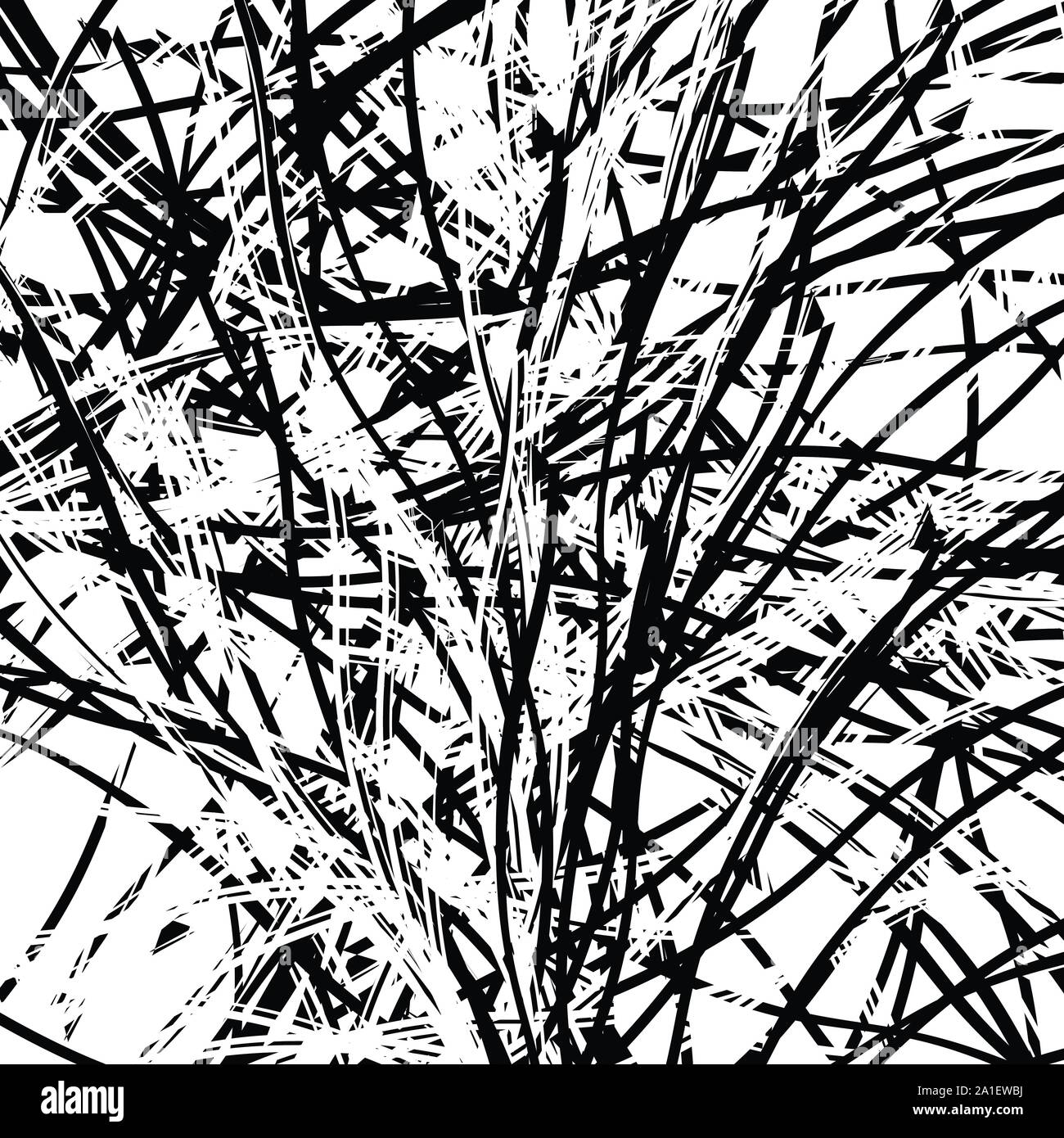 Abstract art with deformation, distortion effect on random lines ...