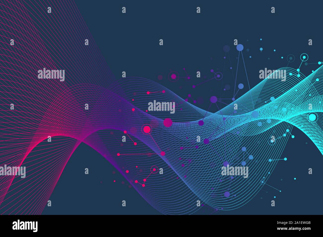 Colorful molecules background. DNA helix, DNA strand, DNA Test ...