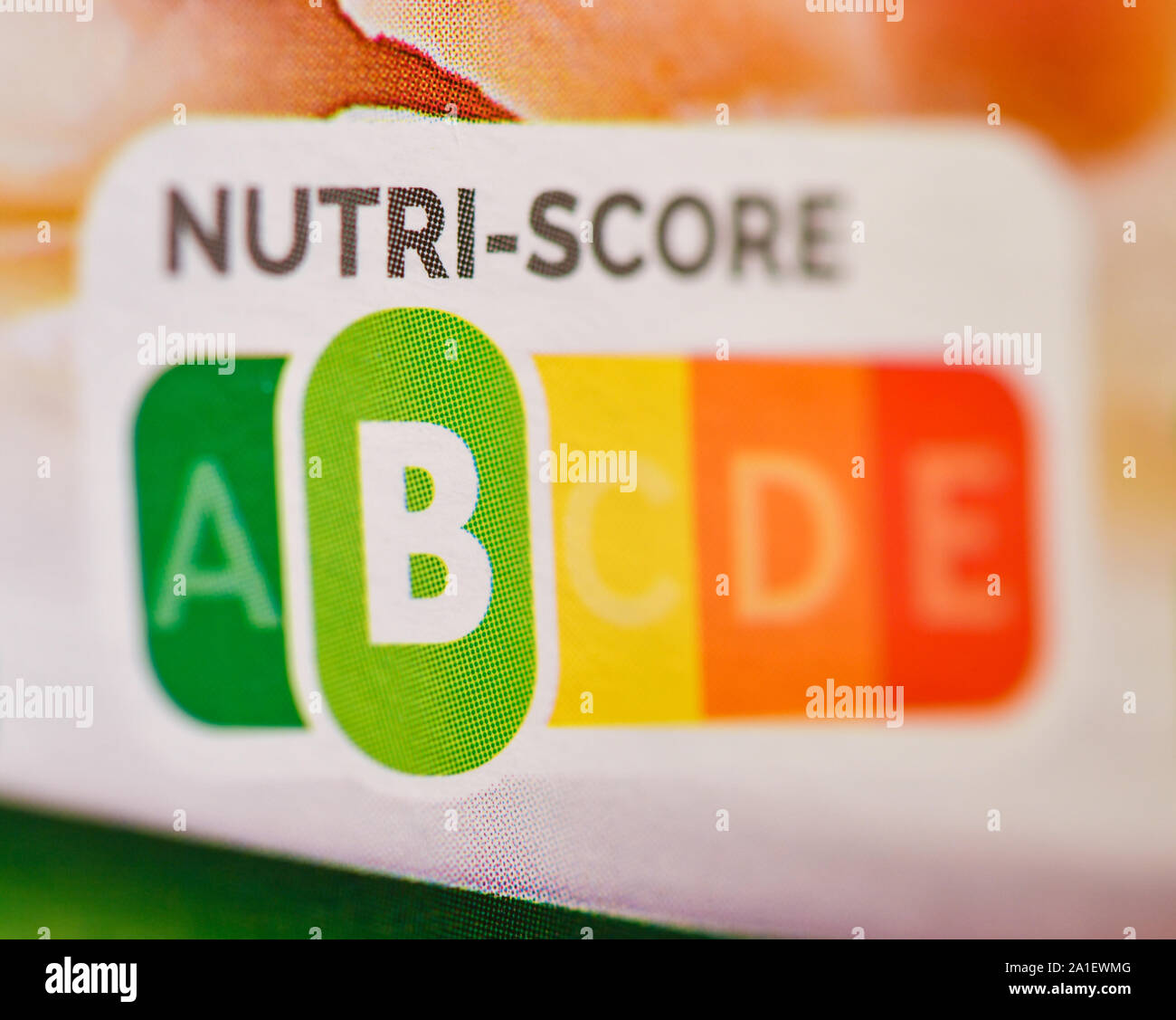 Sieversdorf, Germany. 26th Sep, 2019. The so-called "Nutri-Score", a ...