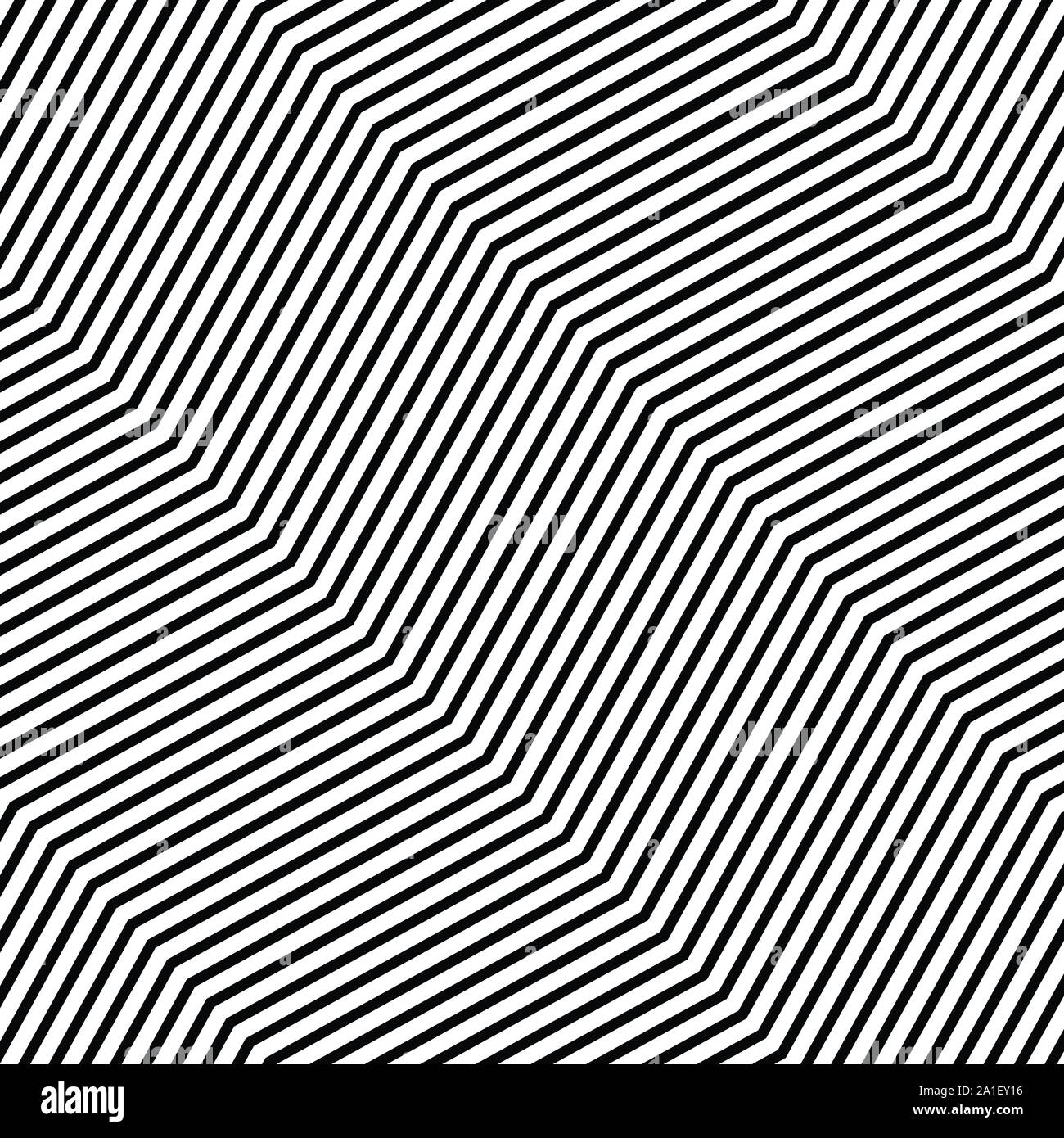 Diagonal, oblique, slanting waving, wavy, zigzag lines. Irregular ...