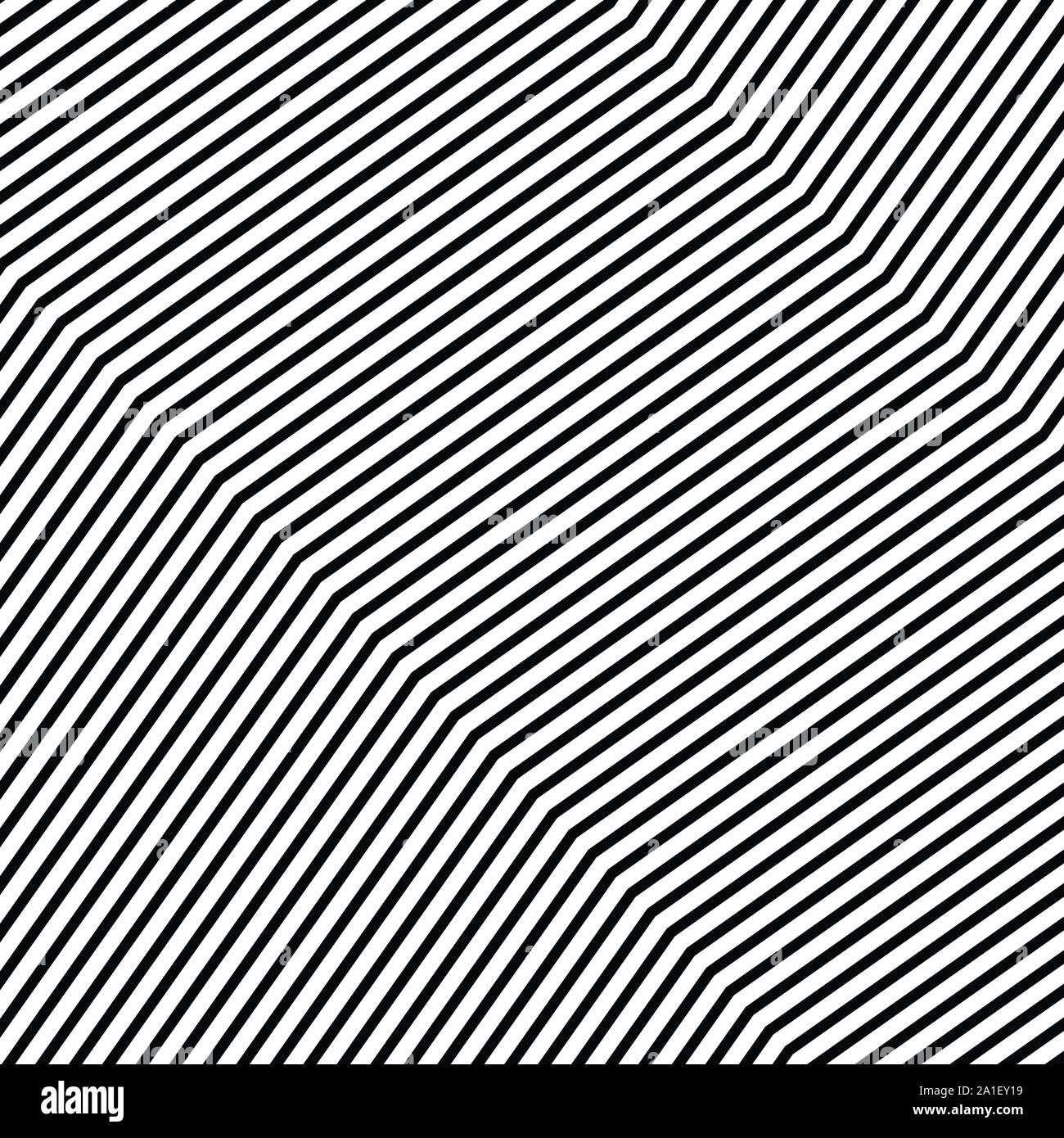 Diagonal, oblique, slanting waving, wavy, zigzag lines. Irregular ...