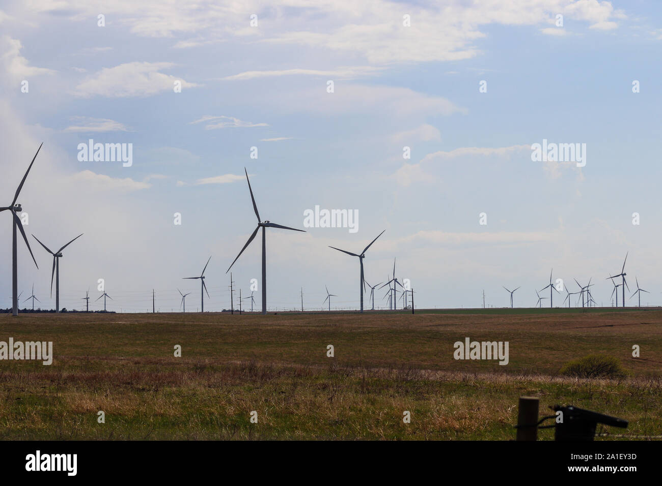 Wind Power in Nebraska good or bad Stock Photo - Alamy