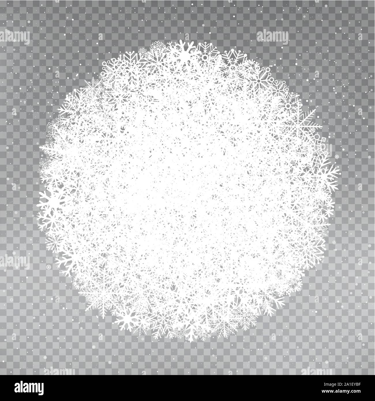 snowflakes round snowball template Stock Vector Image & Art - Alamy