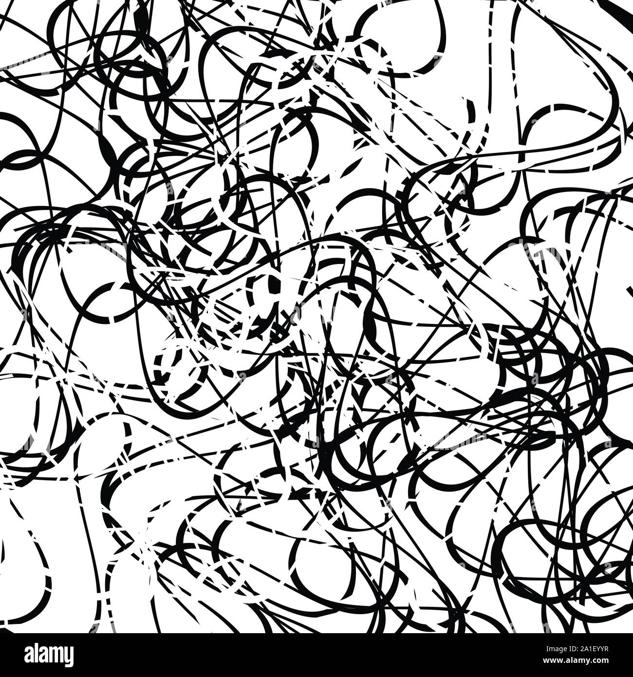 Abstract art with deformation, distortion effect on random lines ...