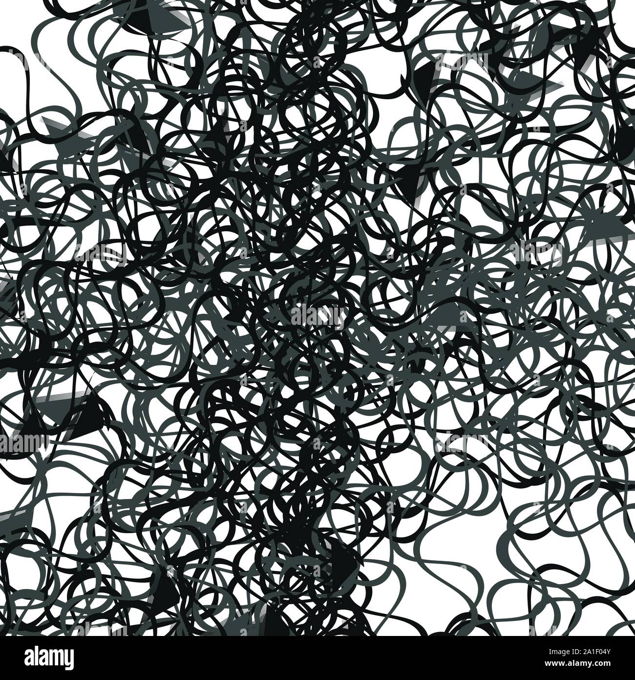Grayscale / greyscale abstract art with deformation, distortion effect ...