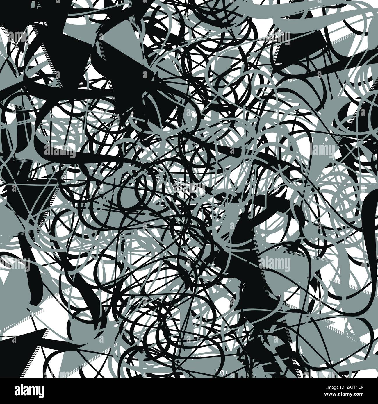 Grayscale / greyscale abstract art with deformation, distortion effect ...