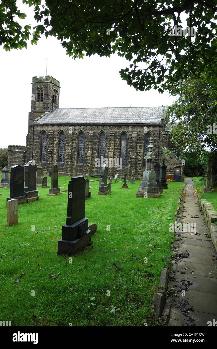 St Mary the Virgin Church of England (C of E) in Trawden Colne, Pendle ...