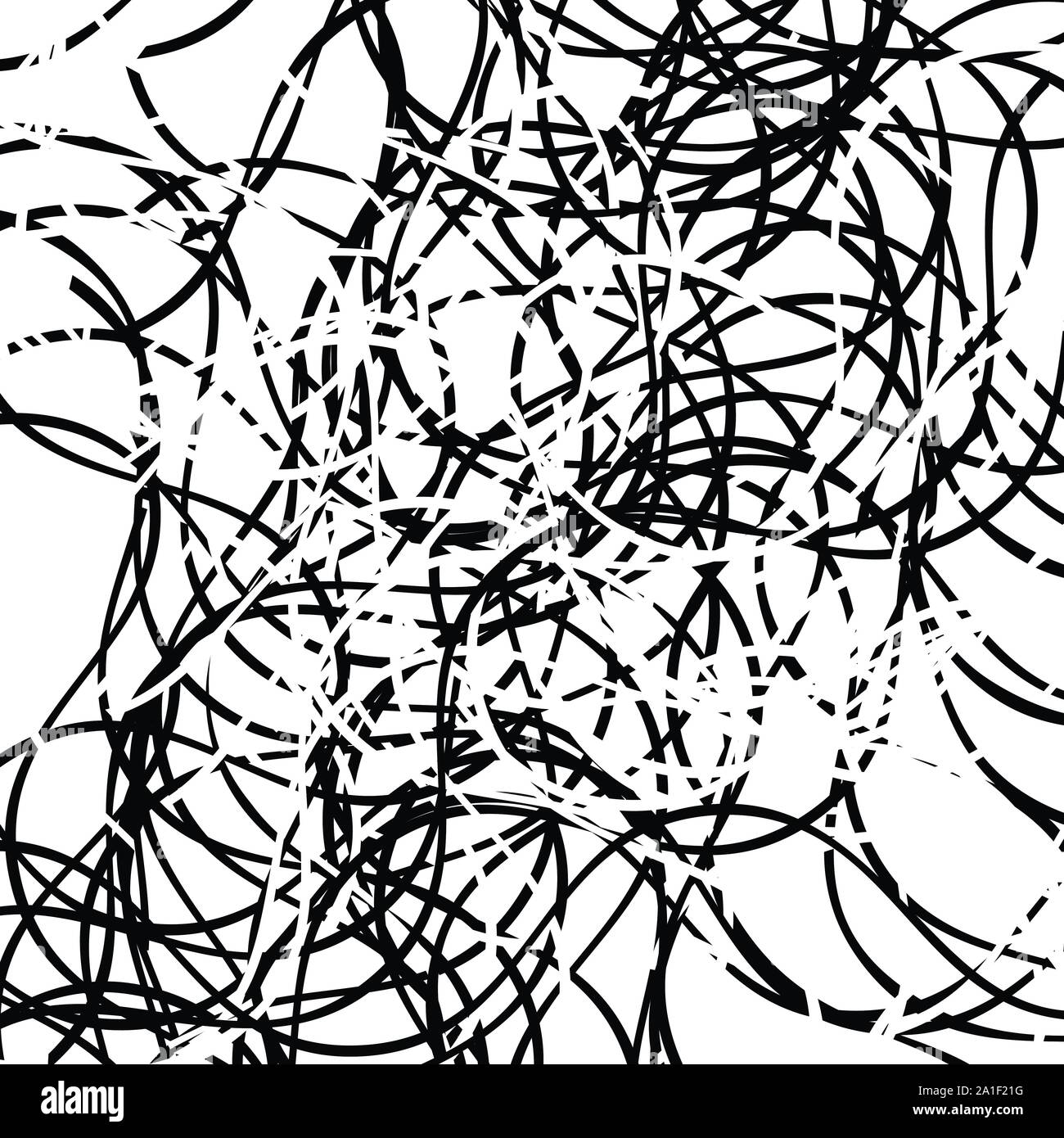 Abstract art with deformation, distortion effect on random lines ...