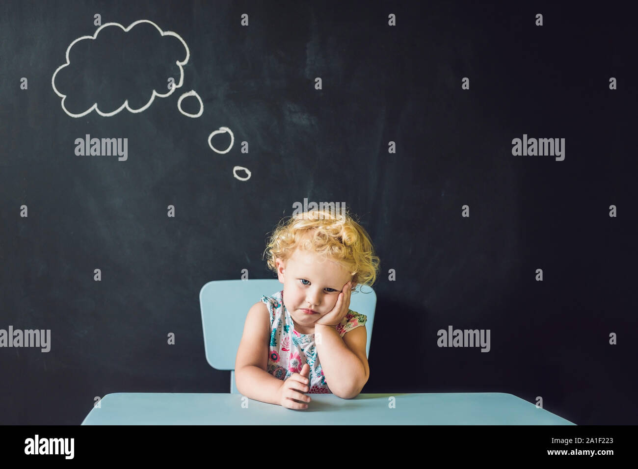 Girl Thinking Deeply