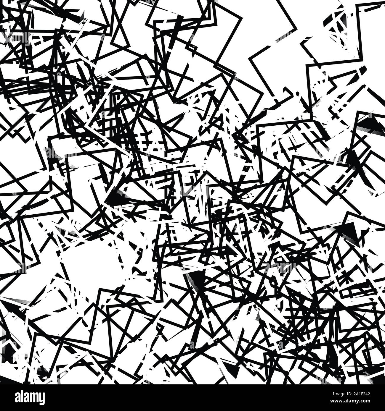 Abstract art with deformation, distortion effect on random lines ...