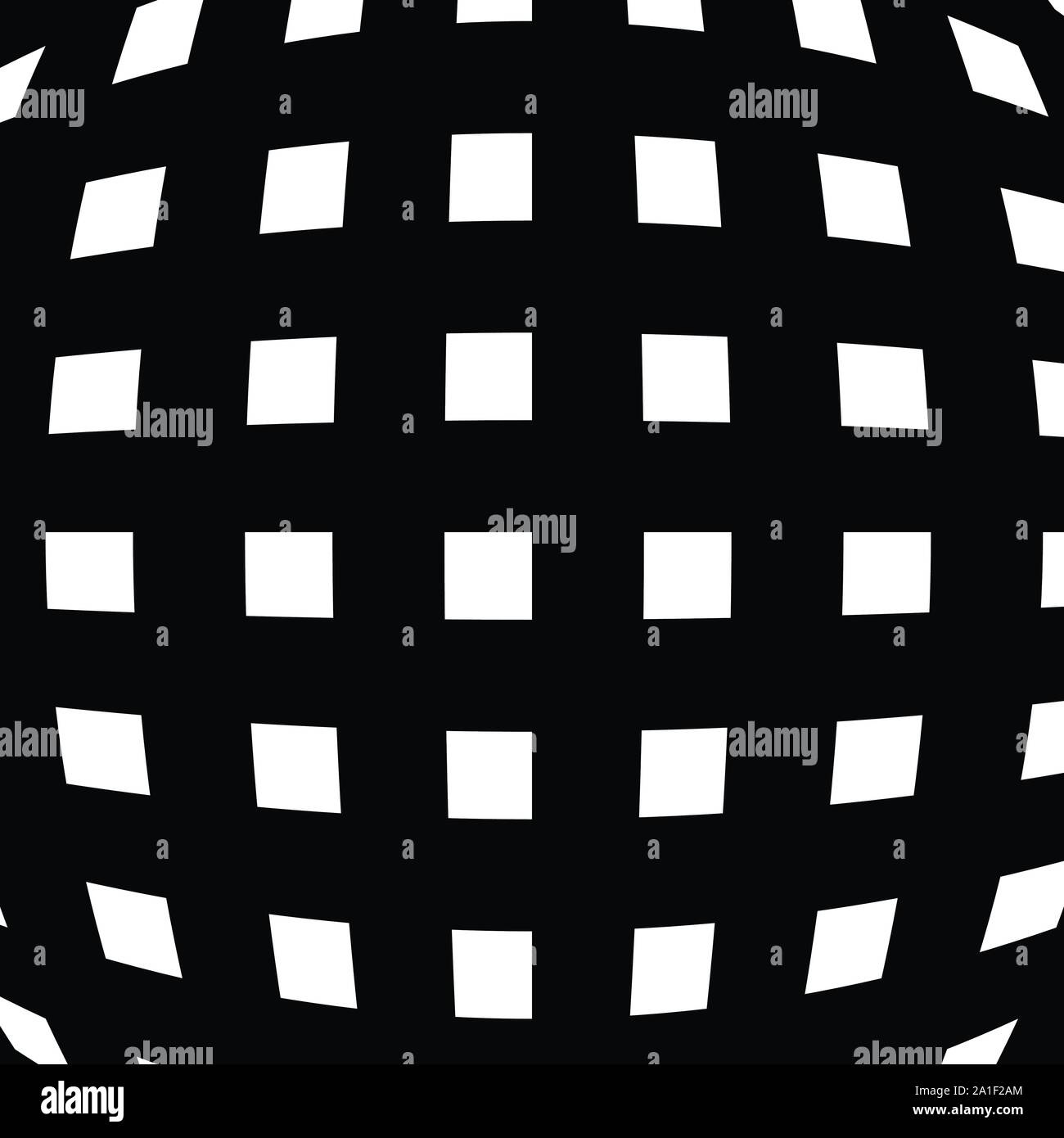 Spherical, globe circular distort effect pattern. Curved bulge ...