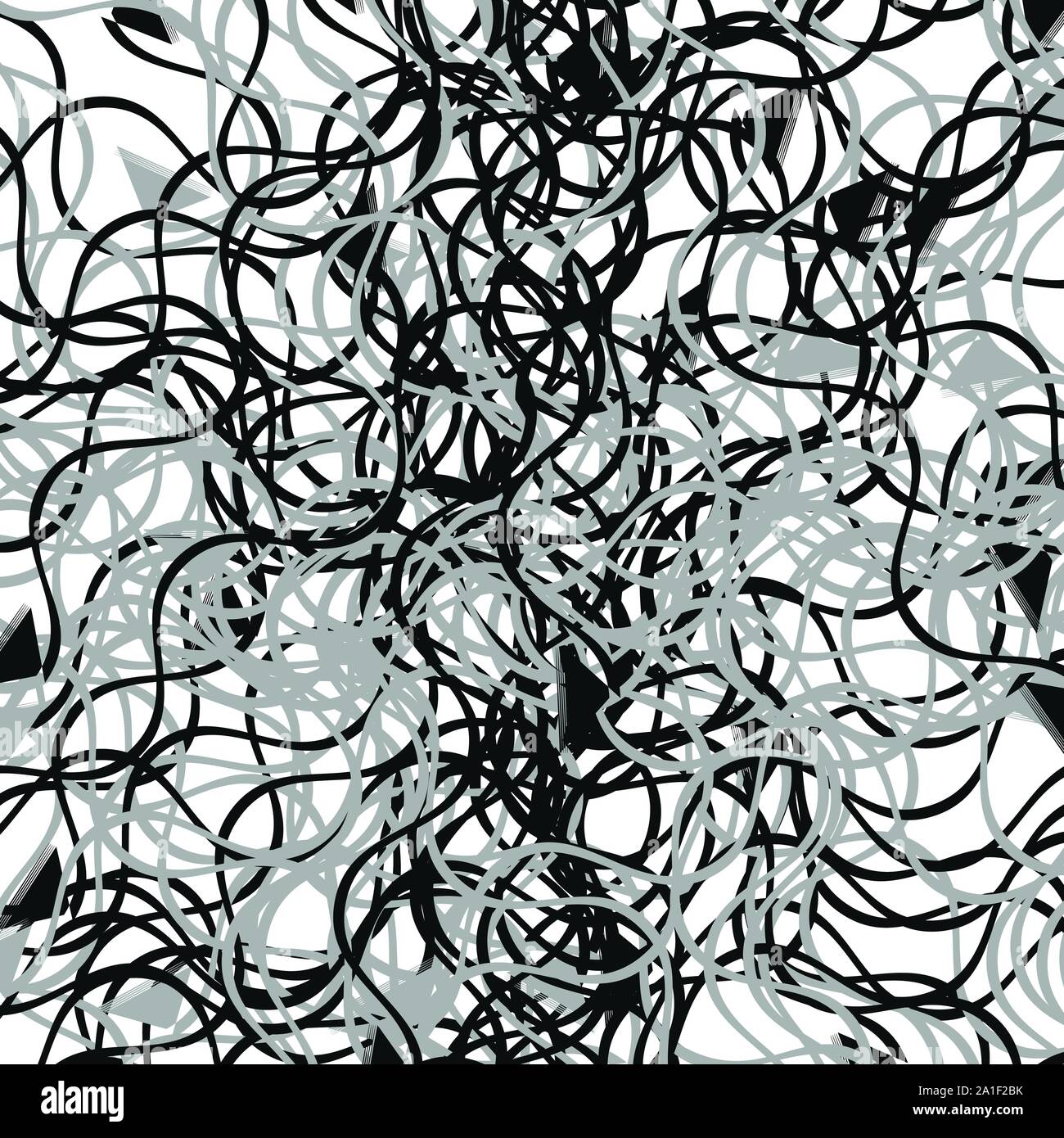 Grayscale / greyscale abstract art with deformation, distortion effect ...