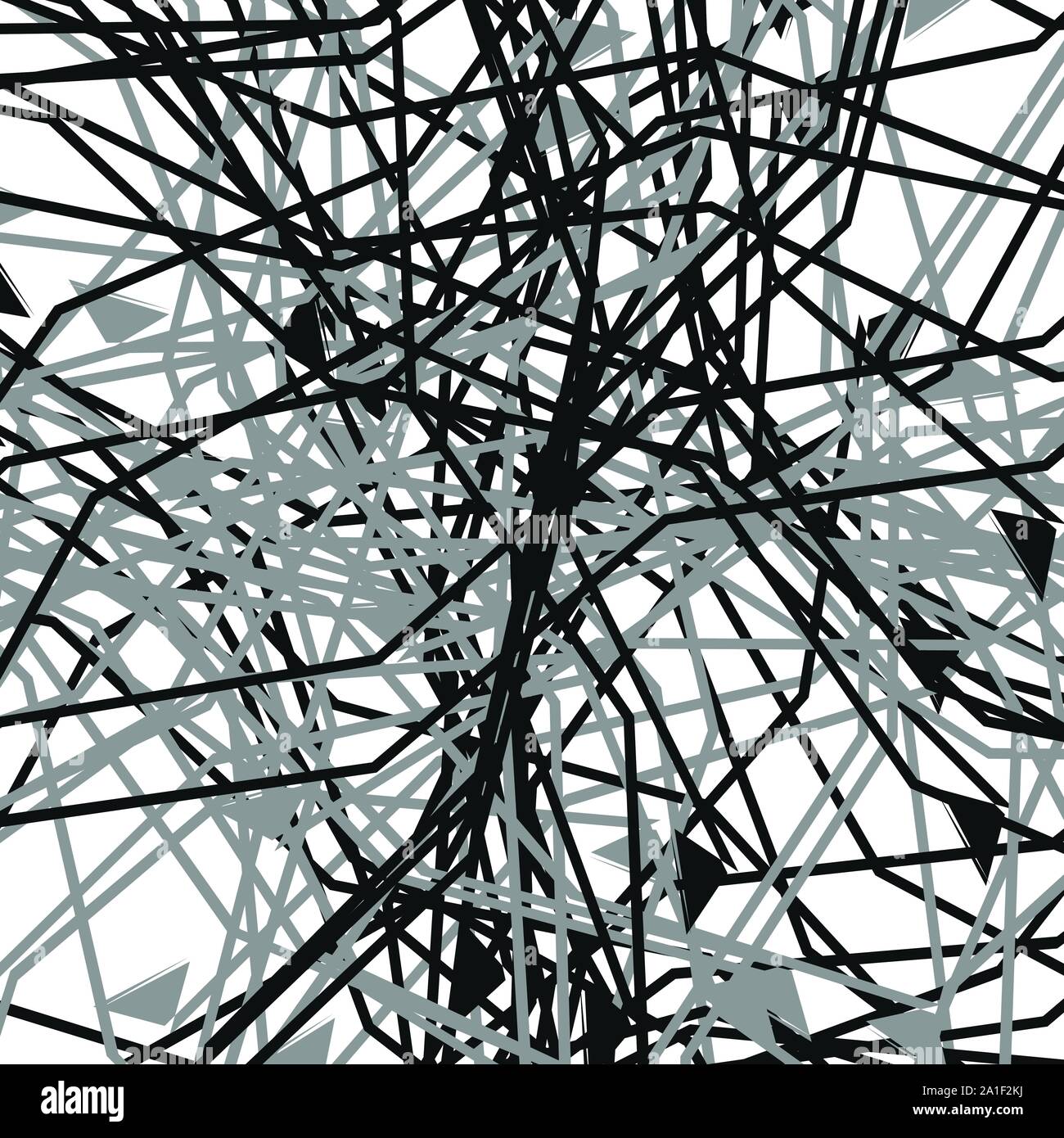 Grayscale / greyscale abstract art with deformation, distortion effect ...