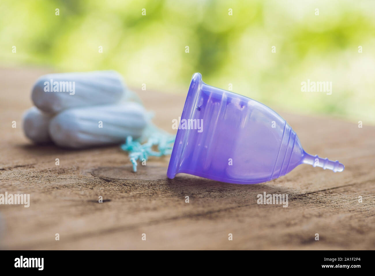 Different types of feminine hygiene products - menstrual cup and ...