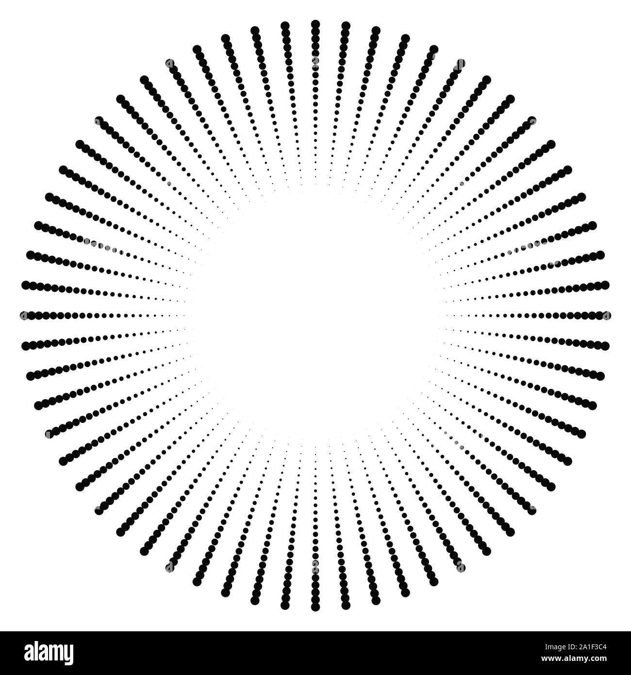 Radial - radiating lines burst element Circular, concentric lines Stock ...