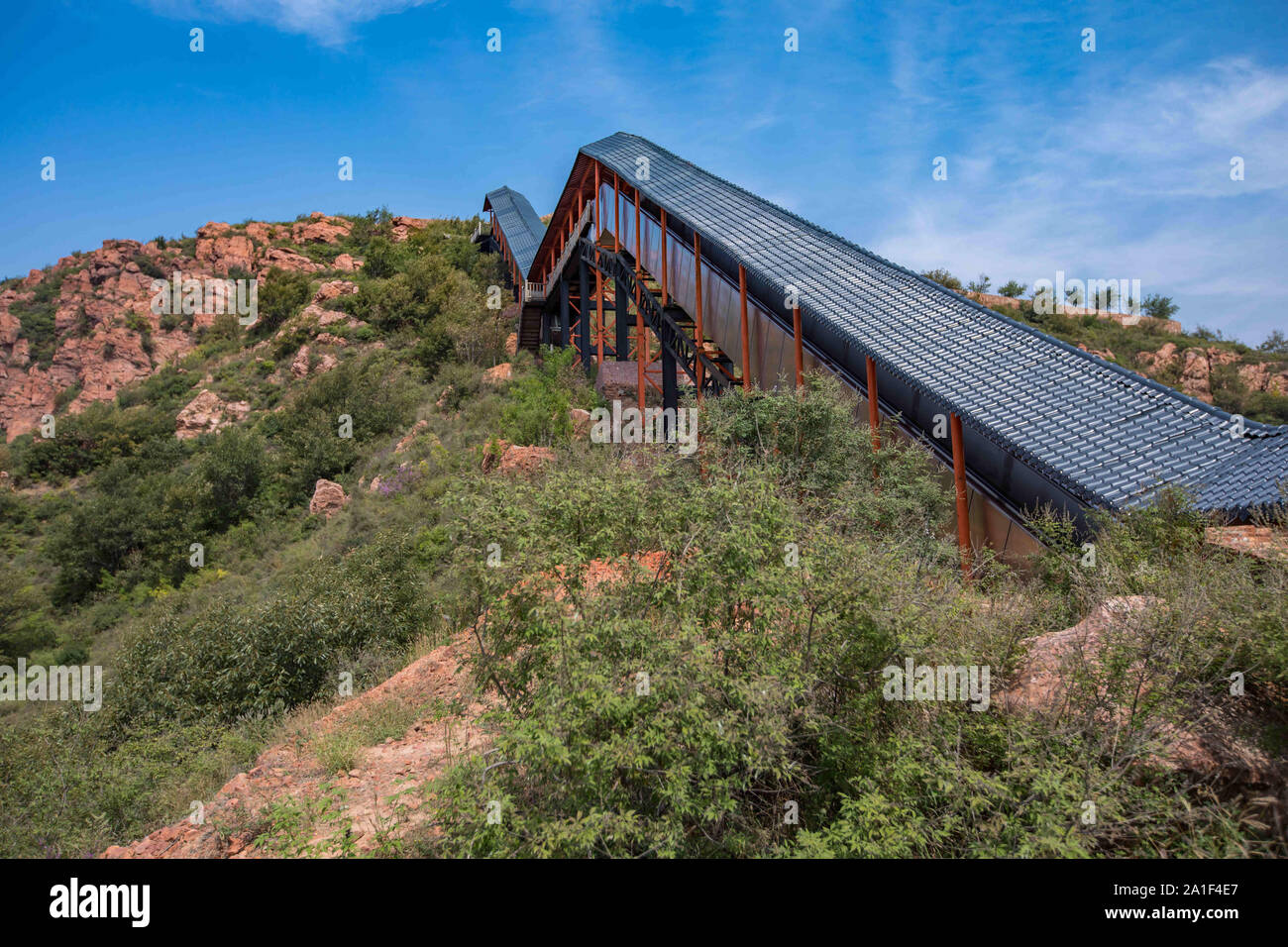 Henan, Henan, China. 26th Sep, 2019. Henan, CHINA-Aerial photo taken on ...