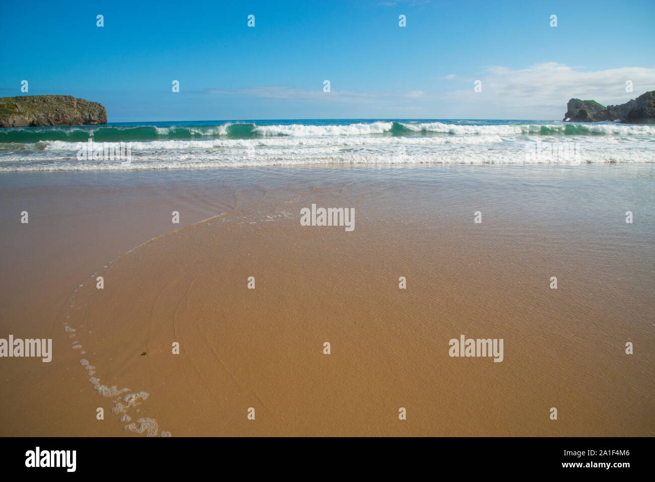 Torimbia beach. Niembro, Asturias, Spain Stock Photo - Alamy
