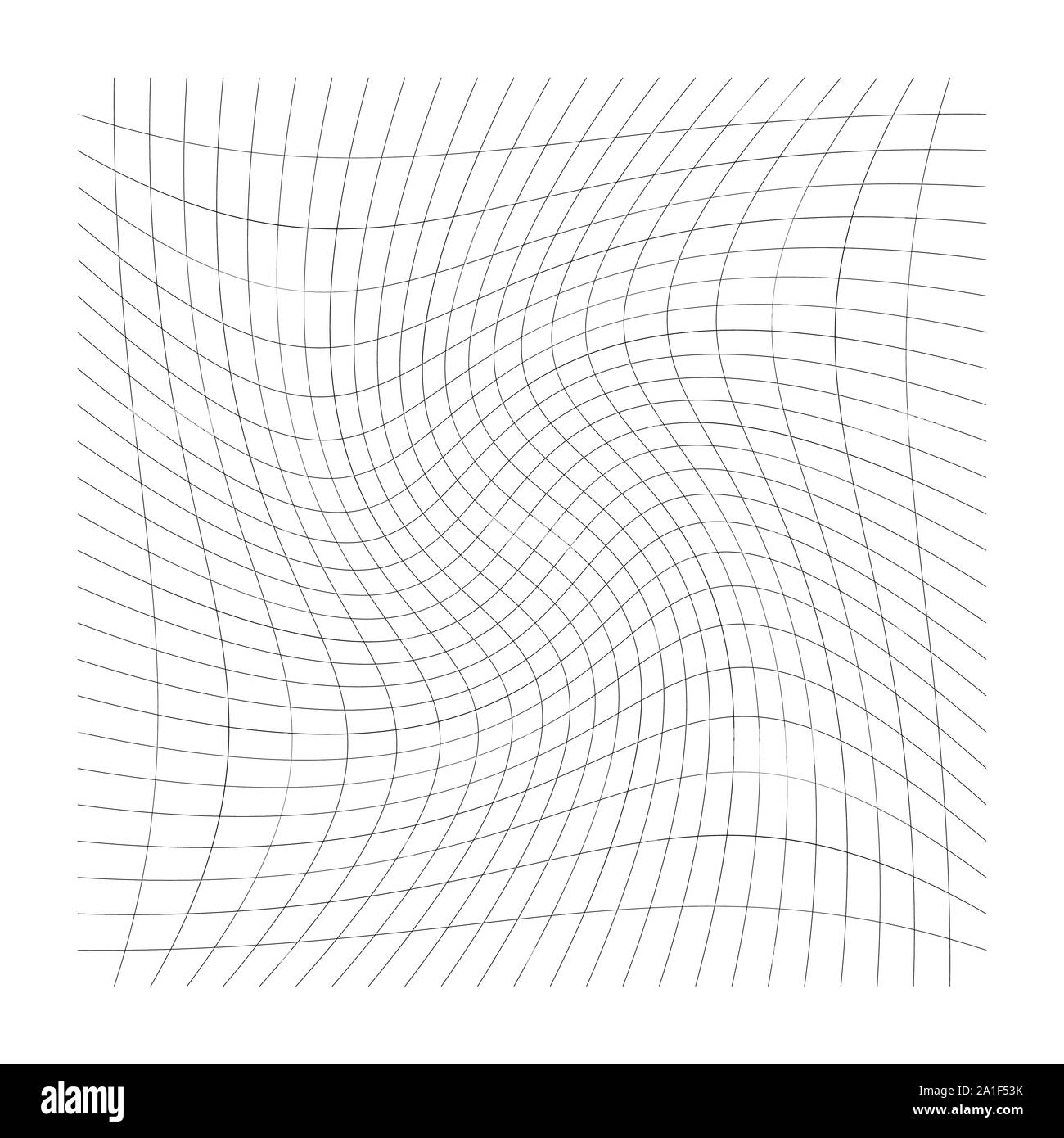 Intersecting lines mesh, grid with spirally, rotation, swirl, twirl effect Stock Vector Image ...