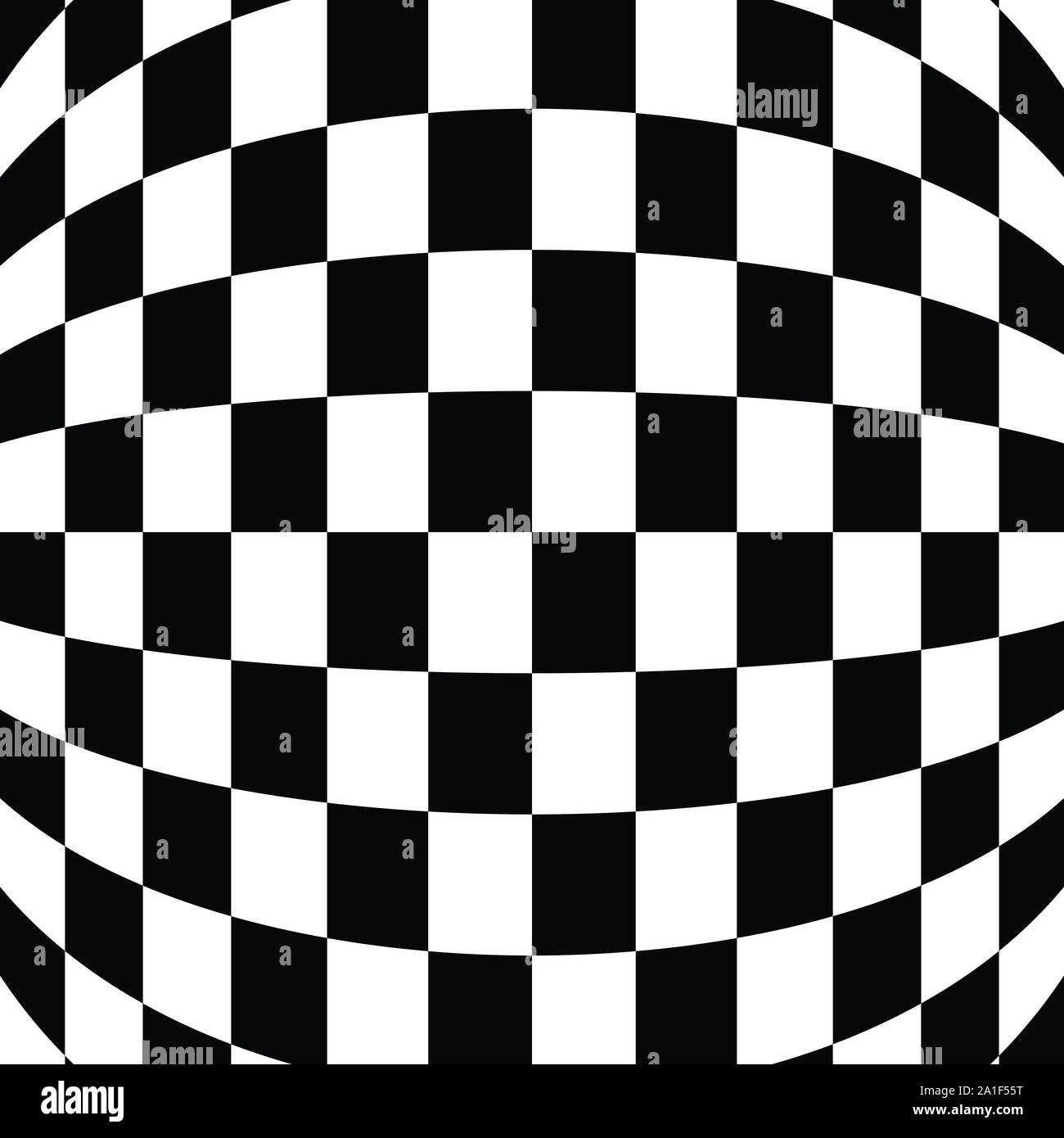 Spherical, globe circular distort effect pattern. Curved bulge ...