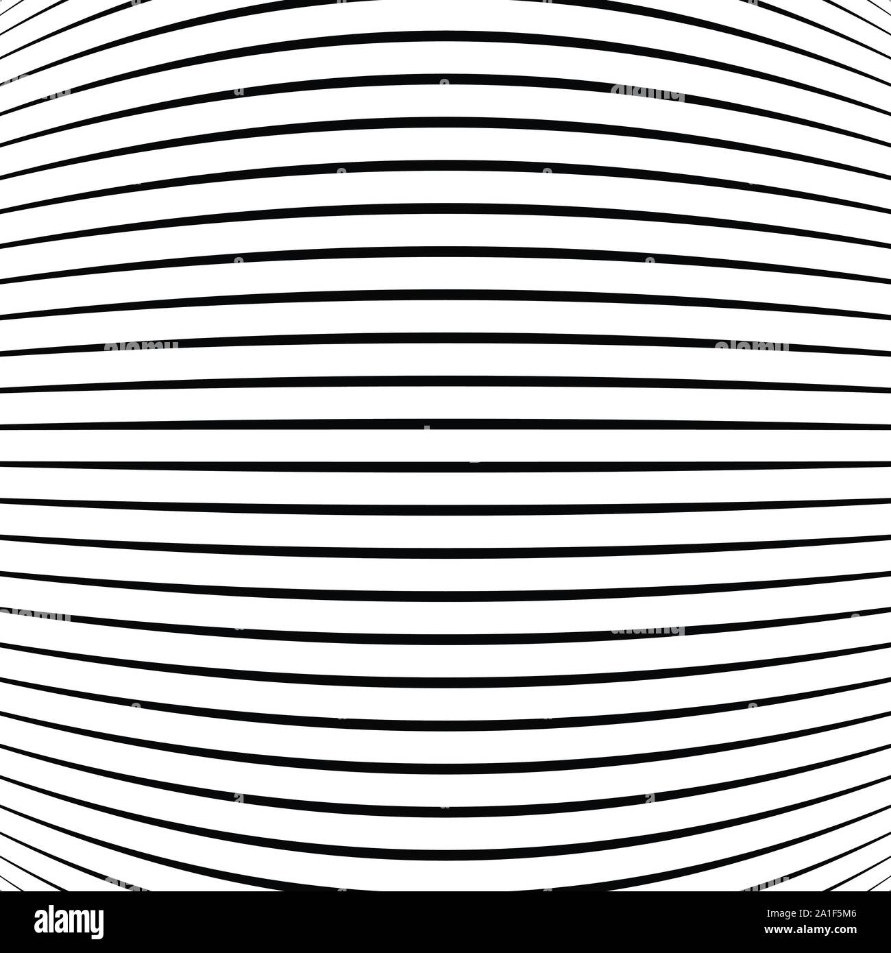 Spherical, globe circular distort effect pattern. Curved bulge ...