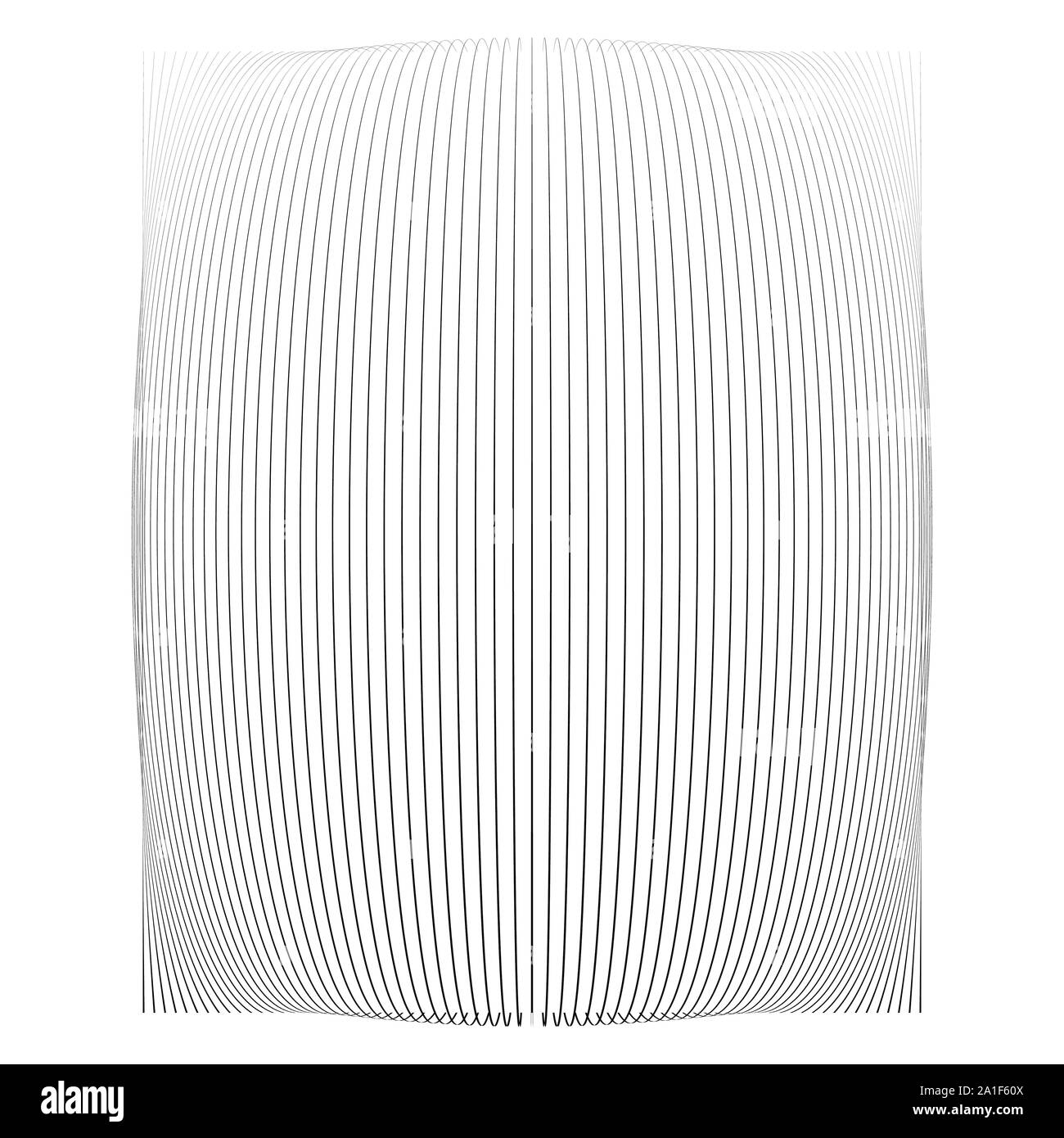 Spherical, globe circular distort effect pattern. Curved bulge ...