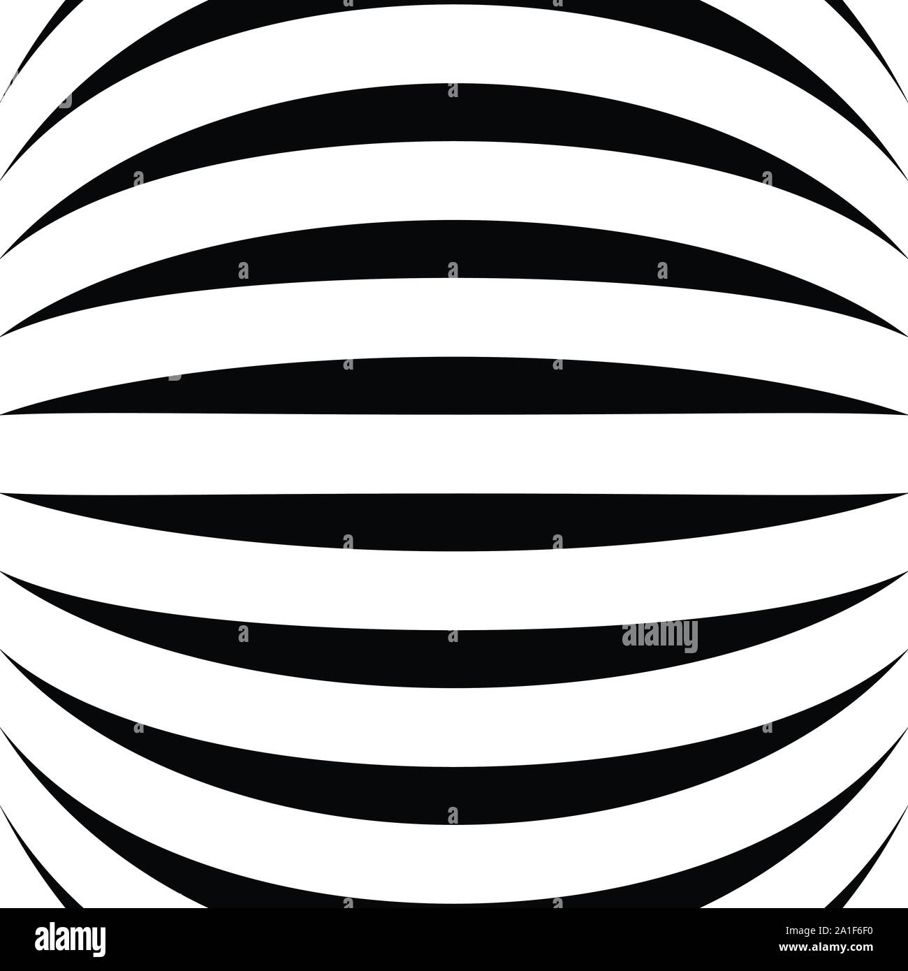 Spherical, globe circular distort effect pattern. Curved bulge ...