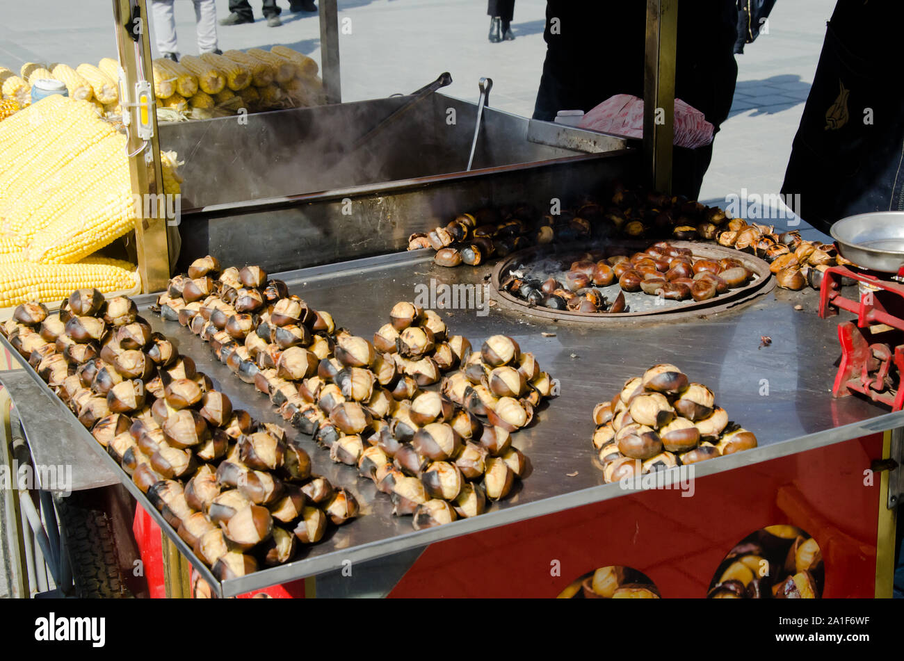 Vending business trolley hi-res stock photography and images - Alamy