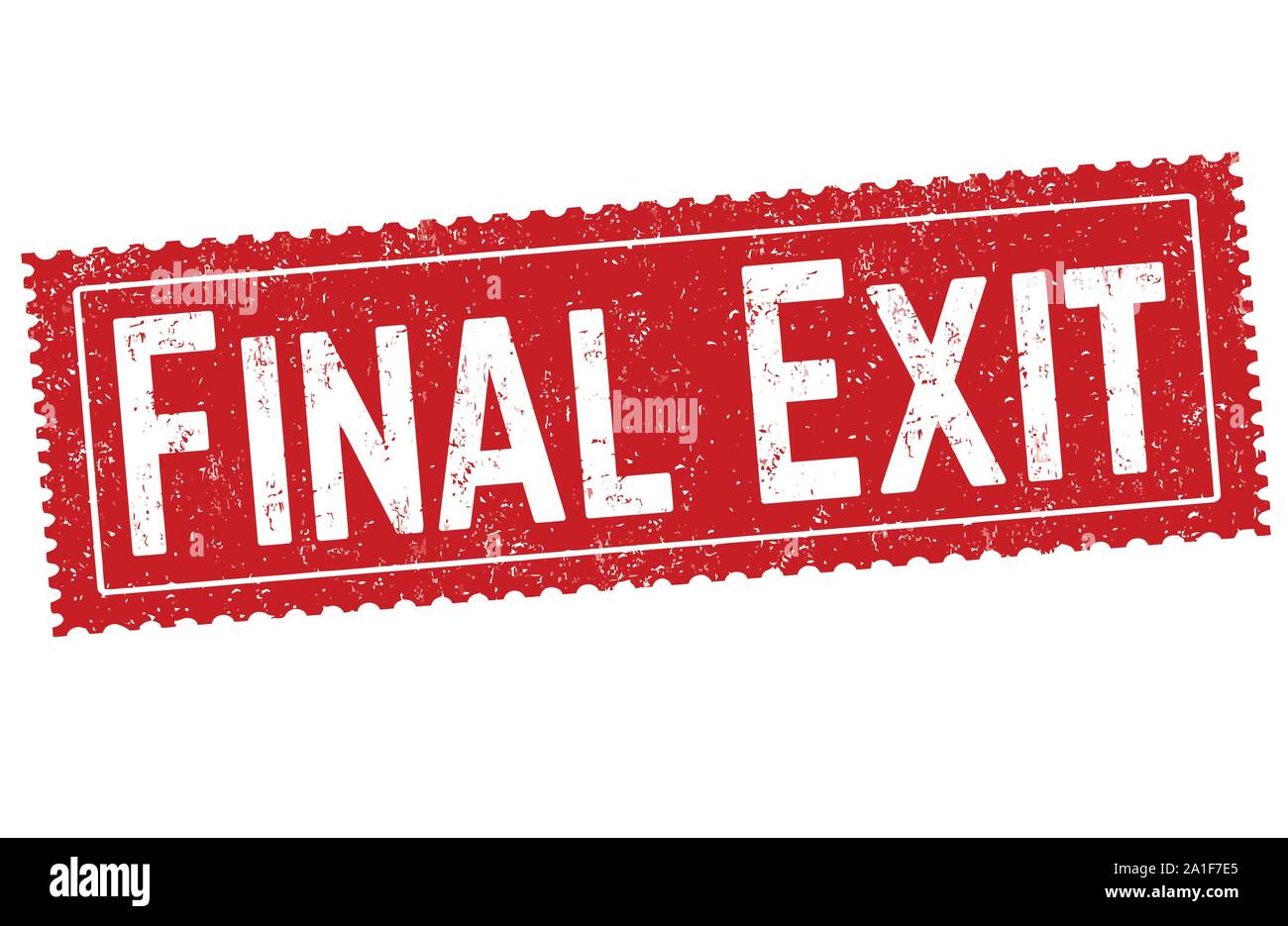 Final exit Stock Vector Images - Alamy