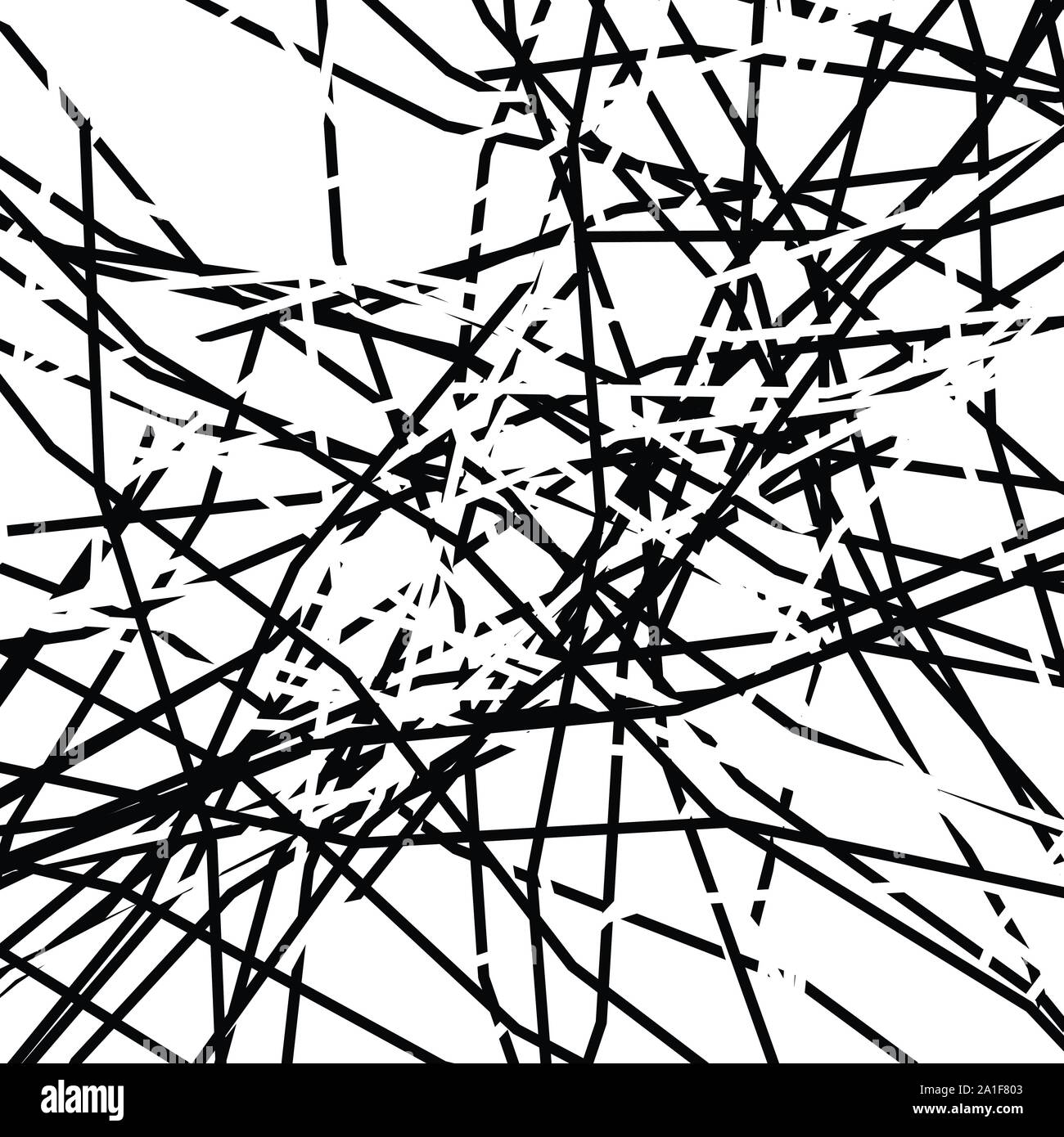 Abstract art with deformation, distortion effect on random lines ...