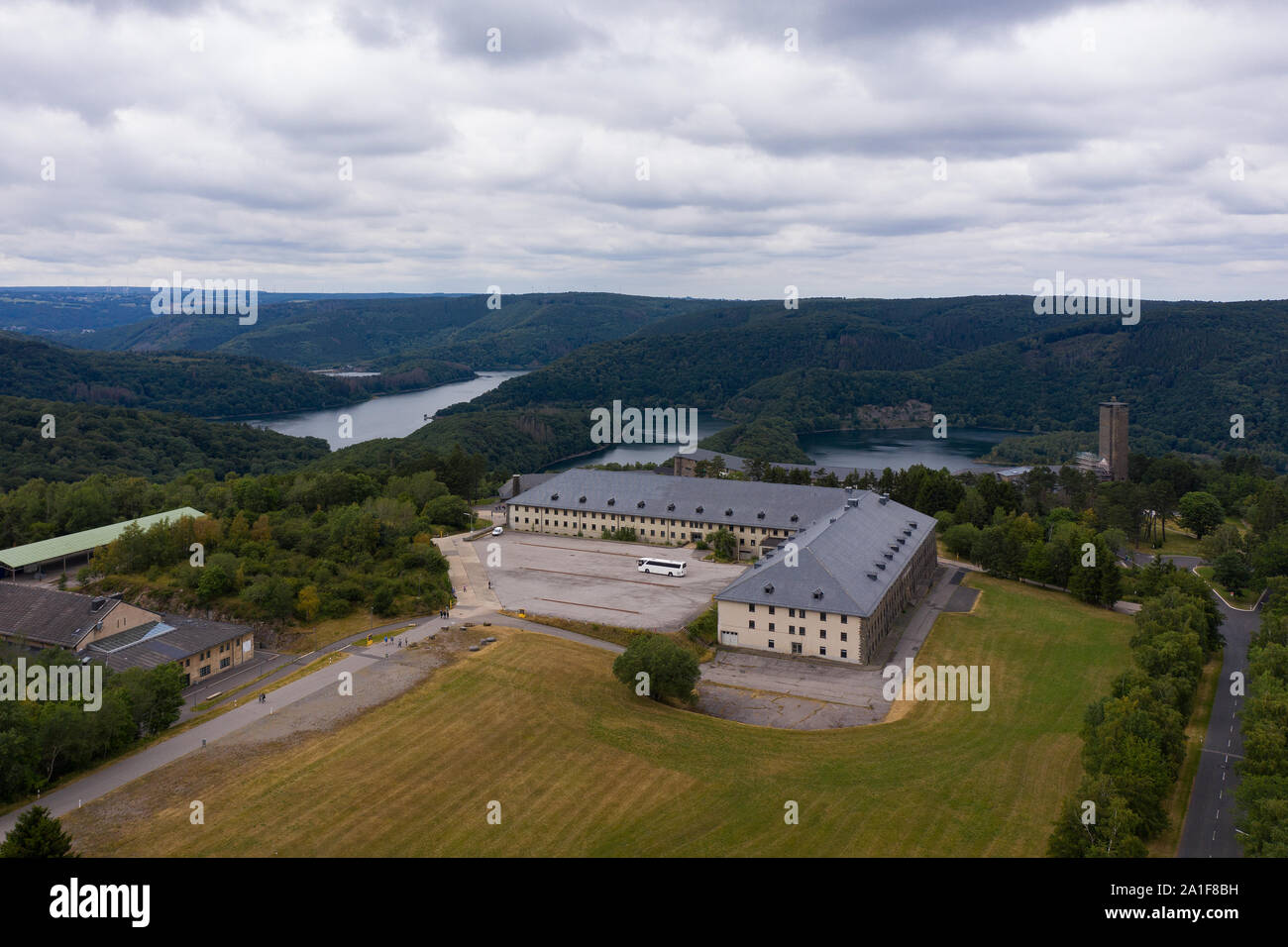 Aerial view of NS-Ordensburg Vogelsang, Germany Stock Photo - Alamy