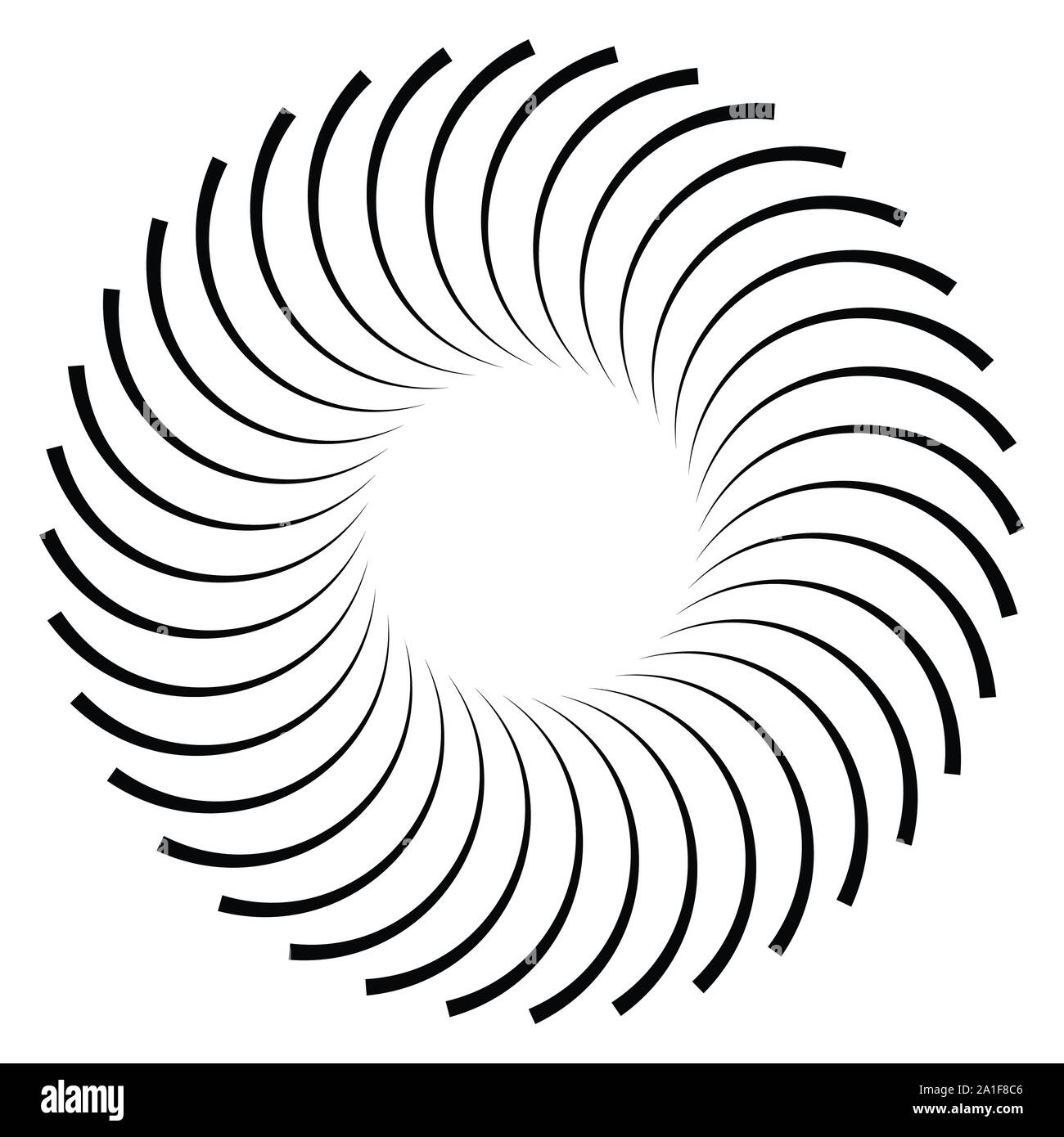 Radial - radiating lines burst element Circular, concentric lines Stock ...
