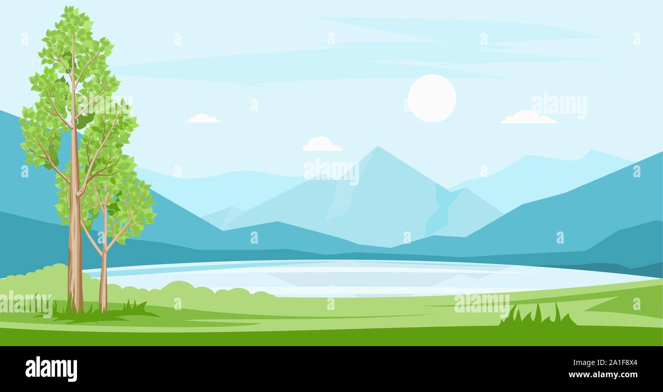 Fantastic mountains Stock Vector Images - Alamy