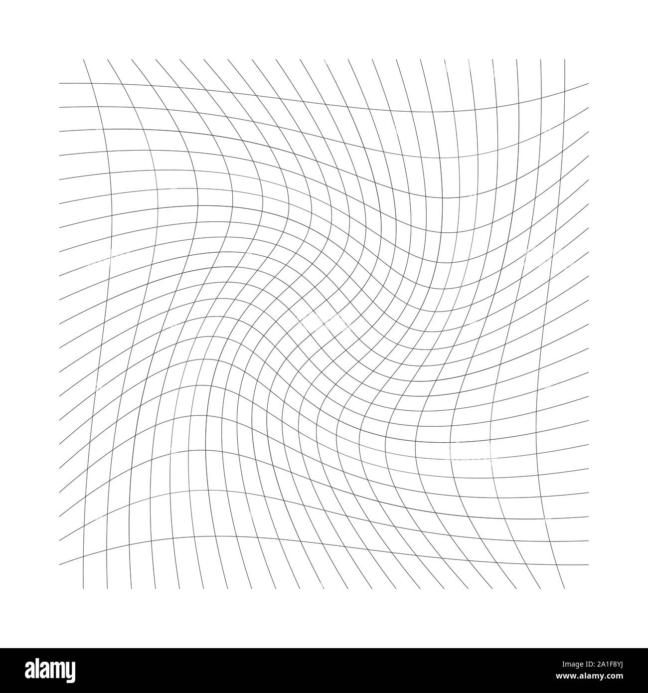 Intersecting lines mesh, grid with spirally, rotation, swirl, twirl effect Stock Vector Image ...